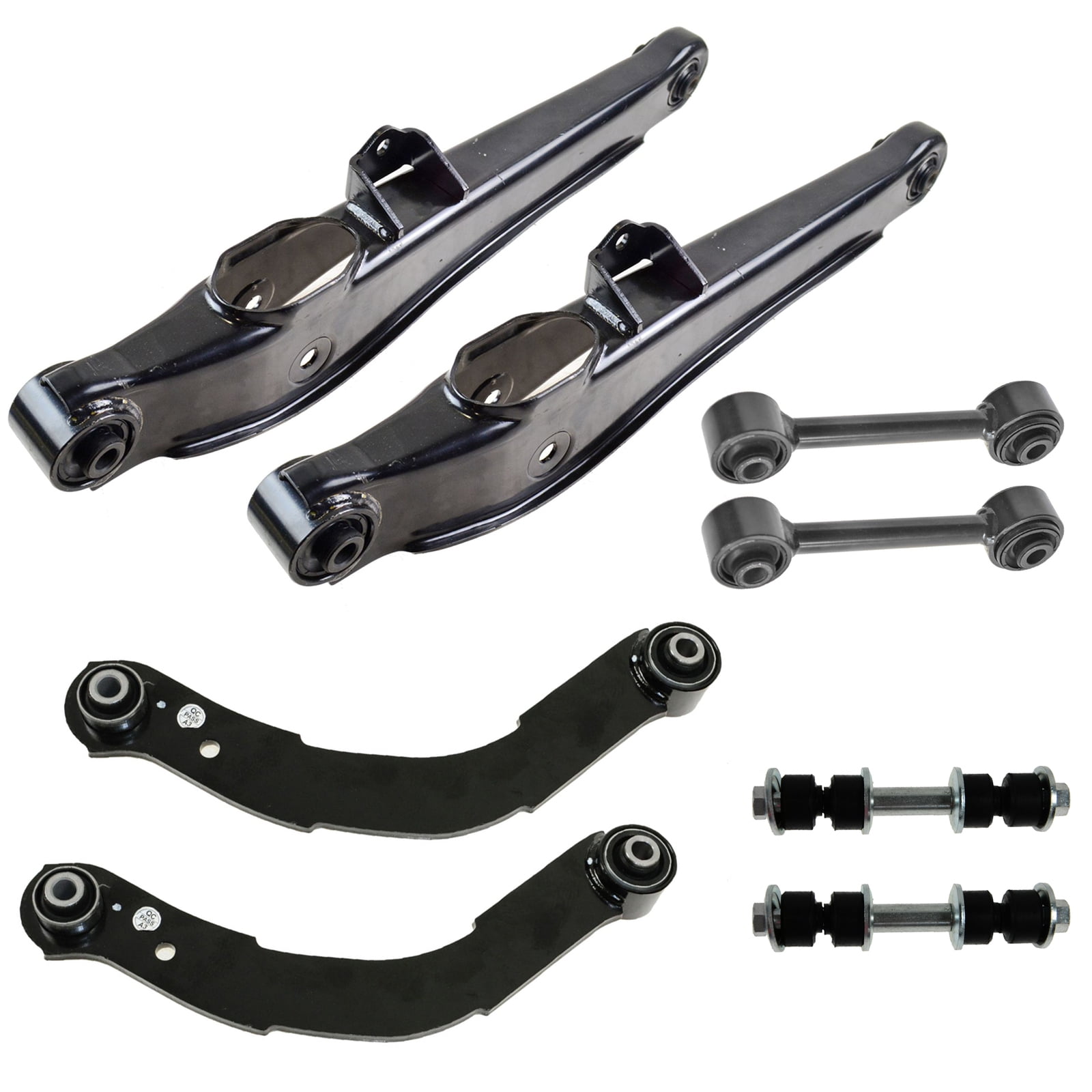 TRQ 8pc Suspension Kit Upper Lower Control Arms Sway Bar End Links for ...