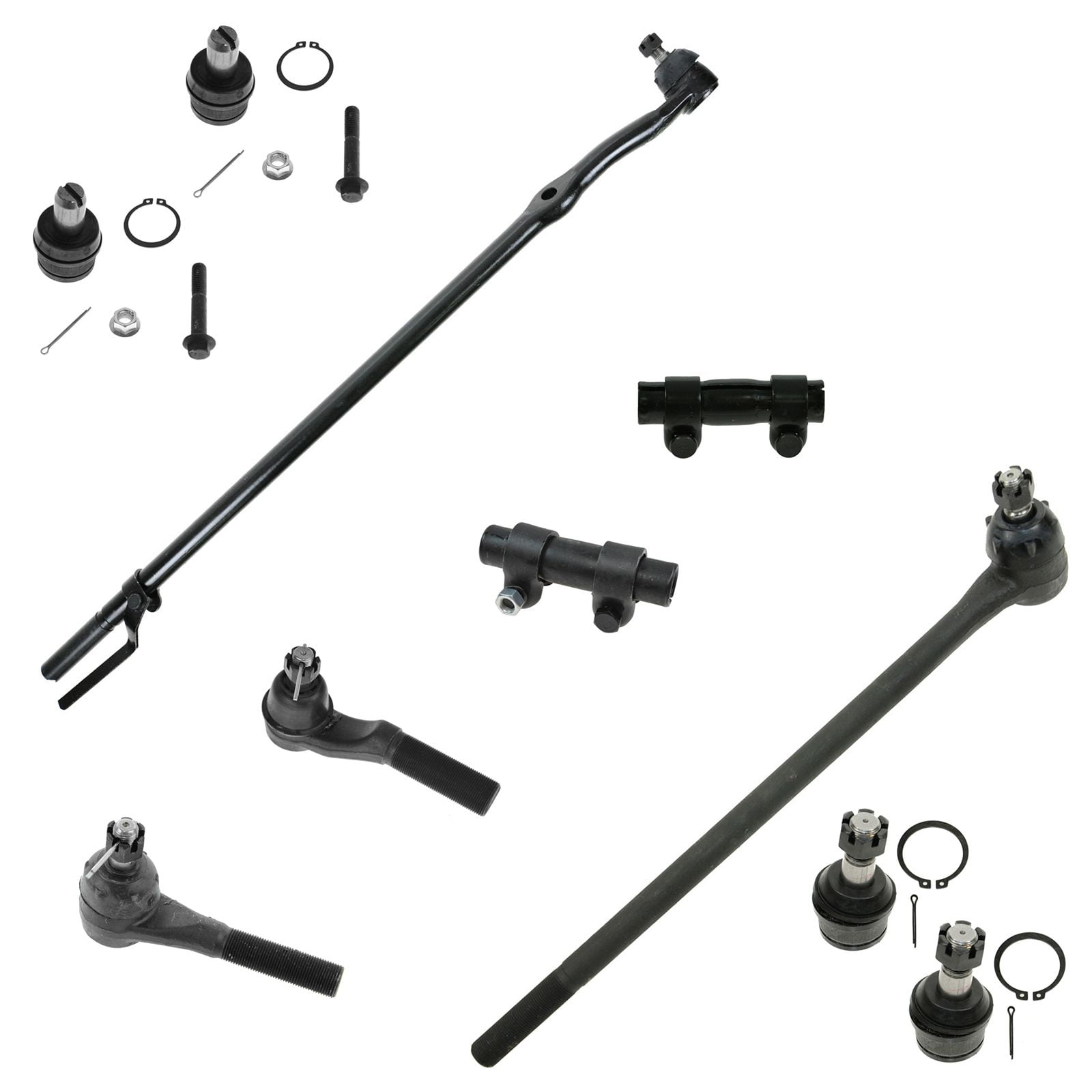 TRQ Ball Joint Tie Rod Drag Link Adjuster Sleeve Steering Suspension ...