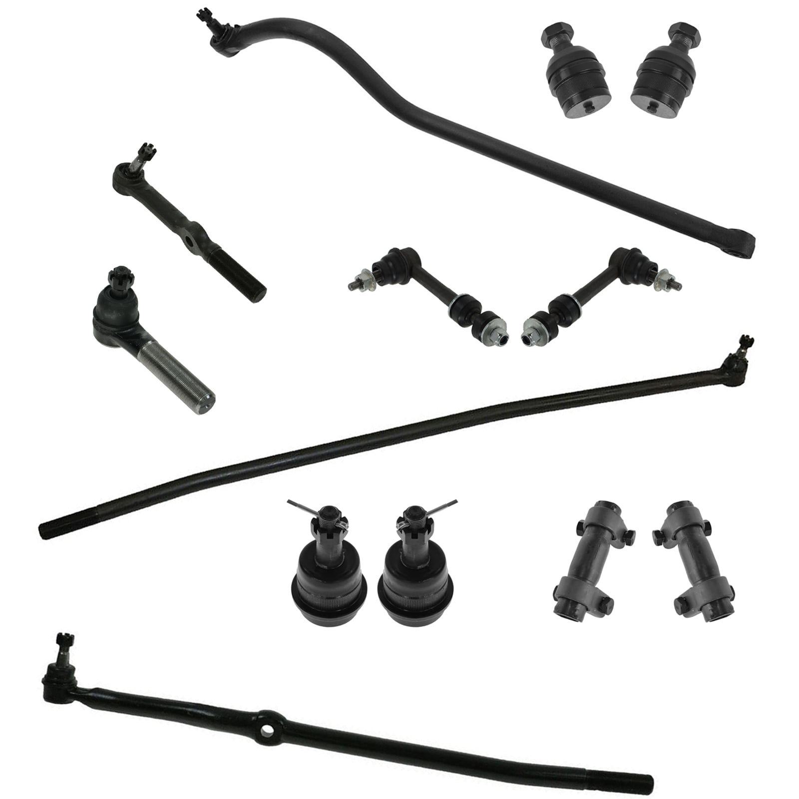 TRQ Ball Joint Tie Rod End Trac Bar Sway Bar Link for Ram 2500 3500 ...