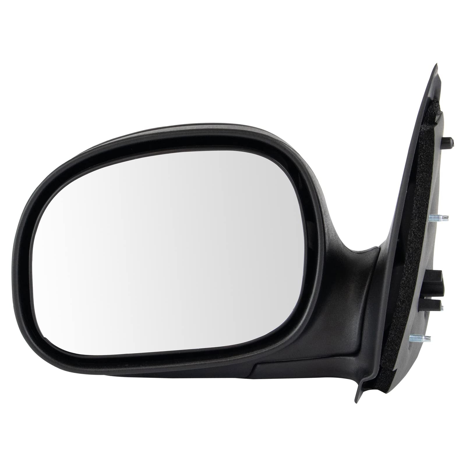 TRQ Black Folding Manual Side View Mirror Driver LH for Ford F150 F250 ...