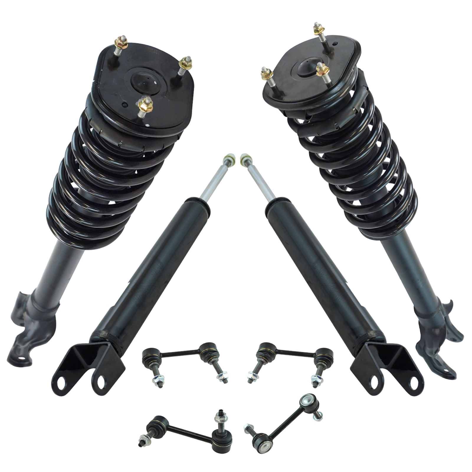 TRQ Complete Strut & Spring Assembly Shock Absorber & Sway Bar End link ...