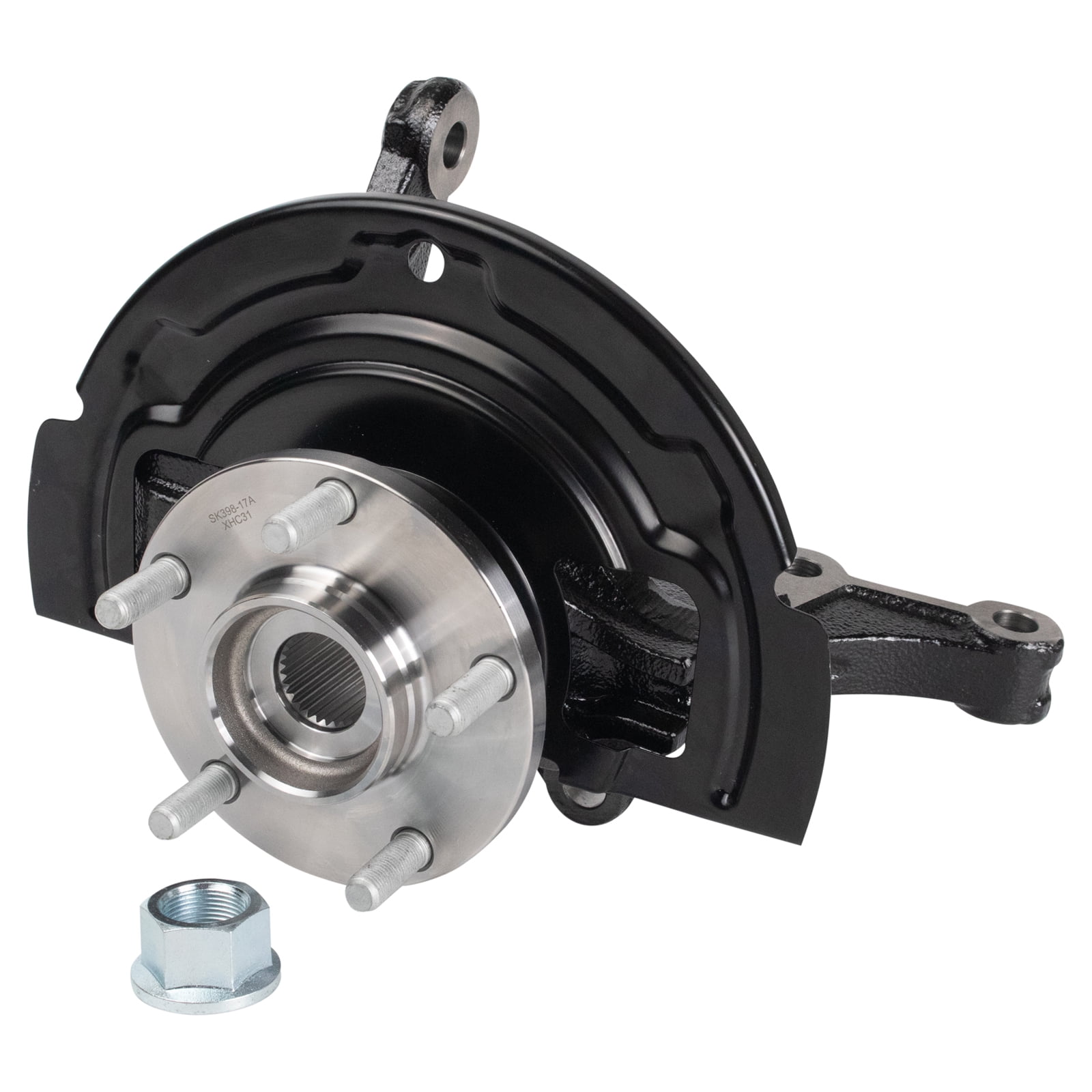 TRQ Complete Wheel Hub Bearing & Steering Knuckle Assembly RH for ...