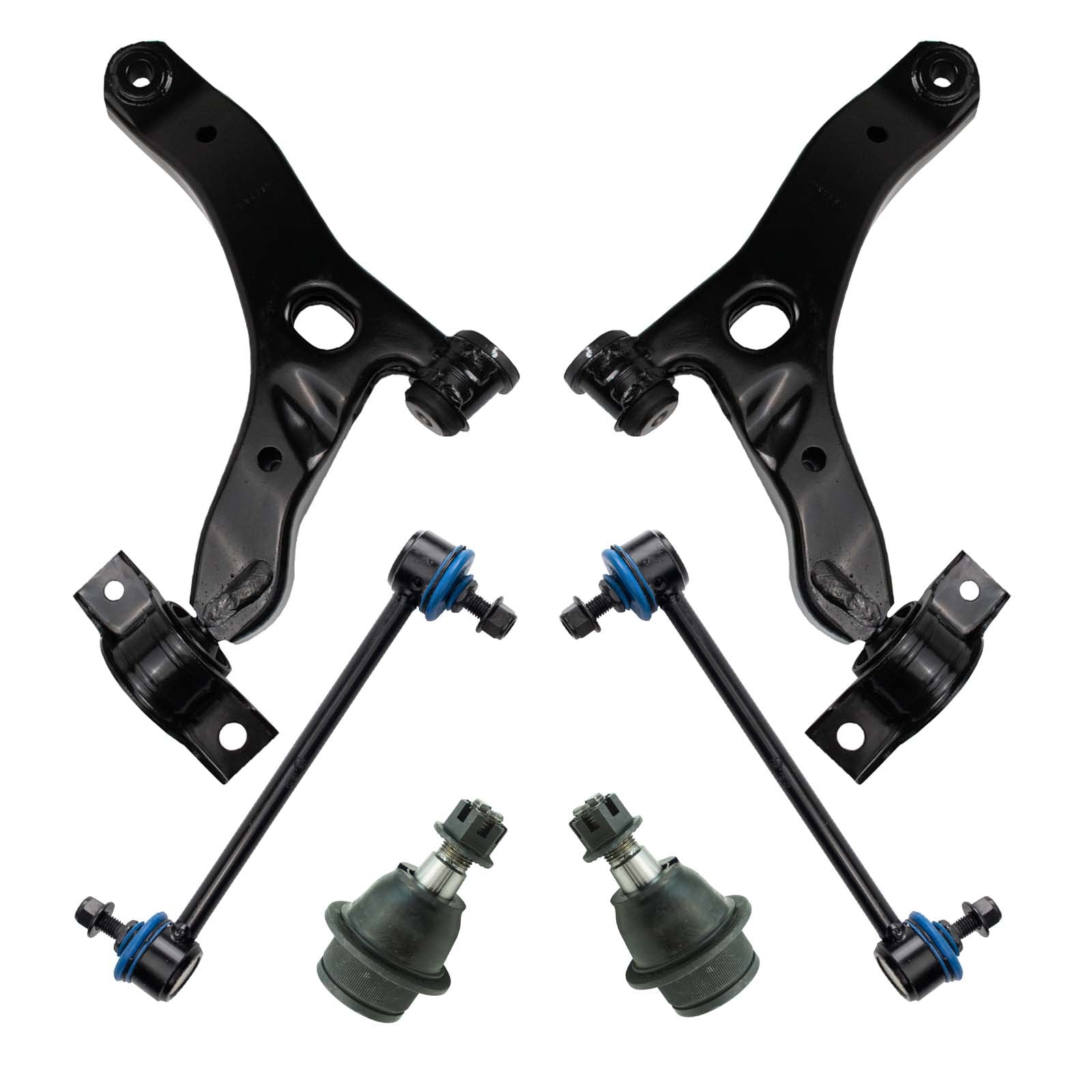 TRQ Control Arm Ball Joint Sway Link Suspension Kit Set 6pc for Transit ...