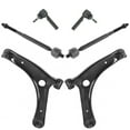 TRQ Control Arm Ball Joint Tie Rod End Suspension Kit Set of 6 for Jeep ...