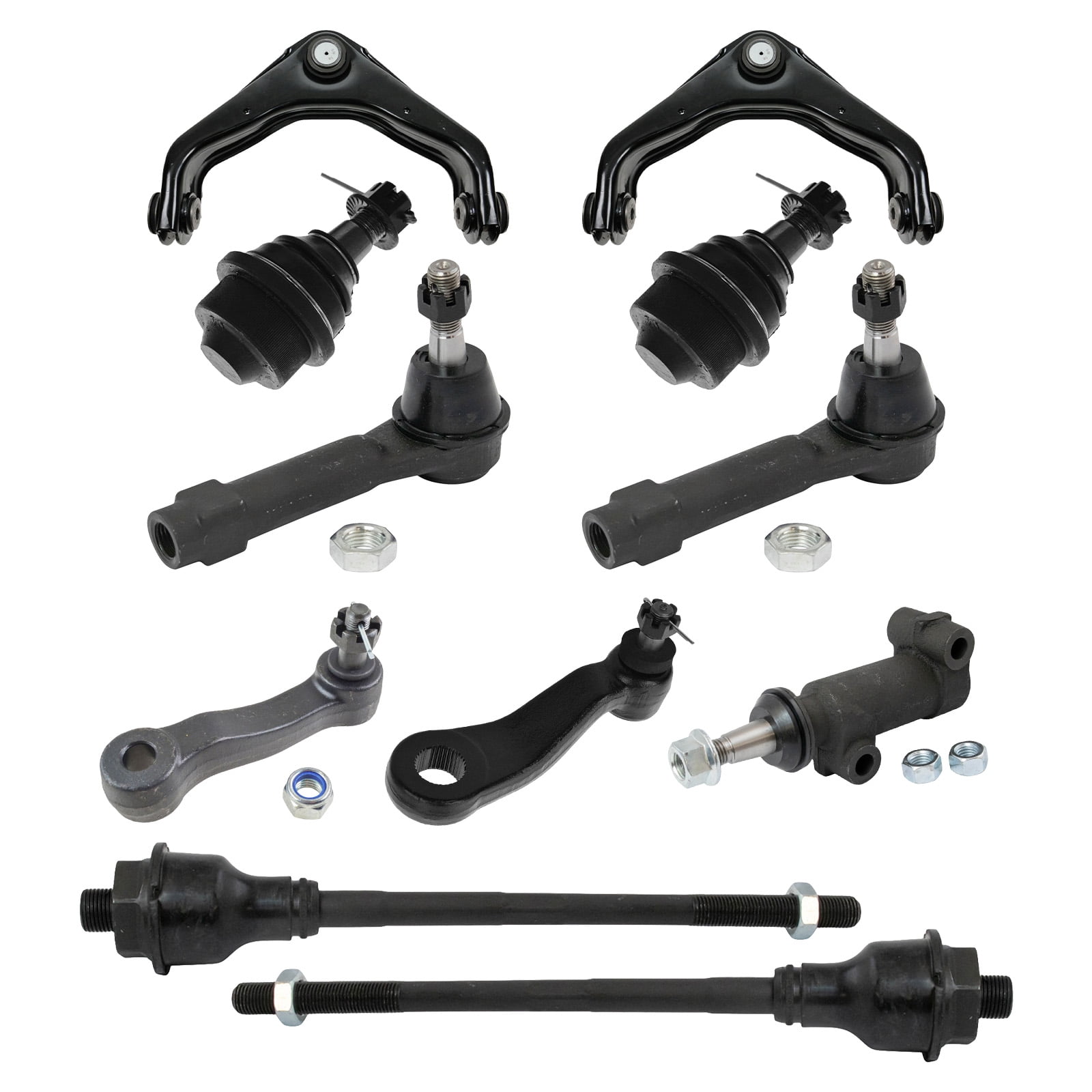 TRQ Control Arms Tie Rods Kit Fits 1999-2000 Chevrolet Silverado 2500 ...