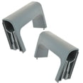 TRQ Dark Gray Inside Interior Door Pull Handle Set Pair for Silverado ...