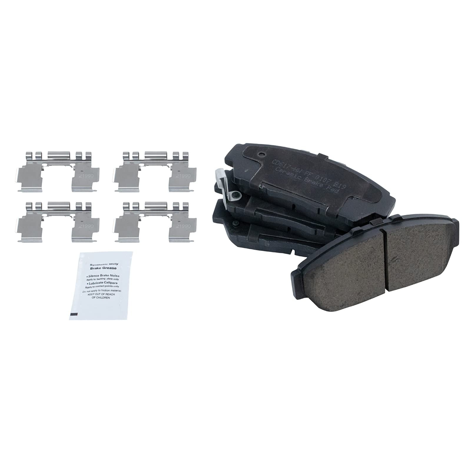 TRQ Disc Brake Pad Front Posi Ceramic Kit for Acura Integra Honda Civic ...