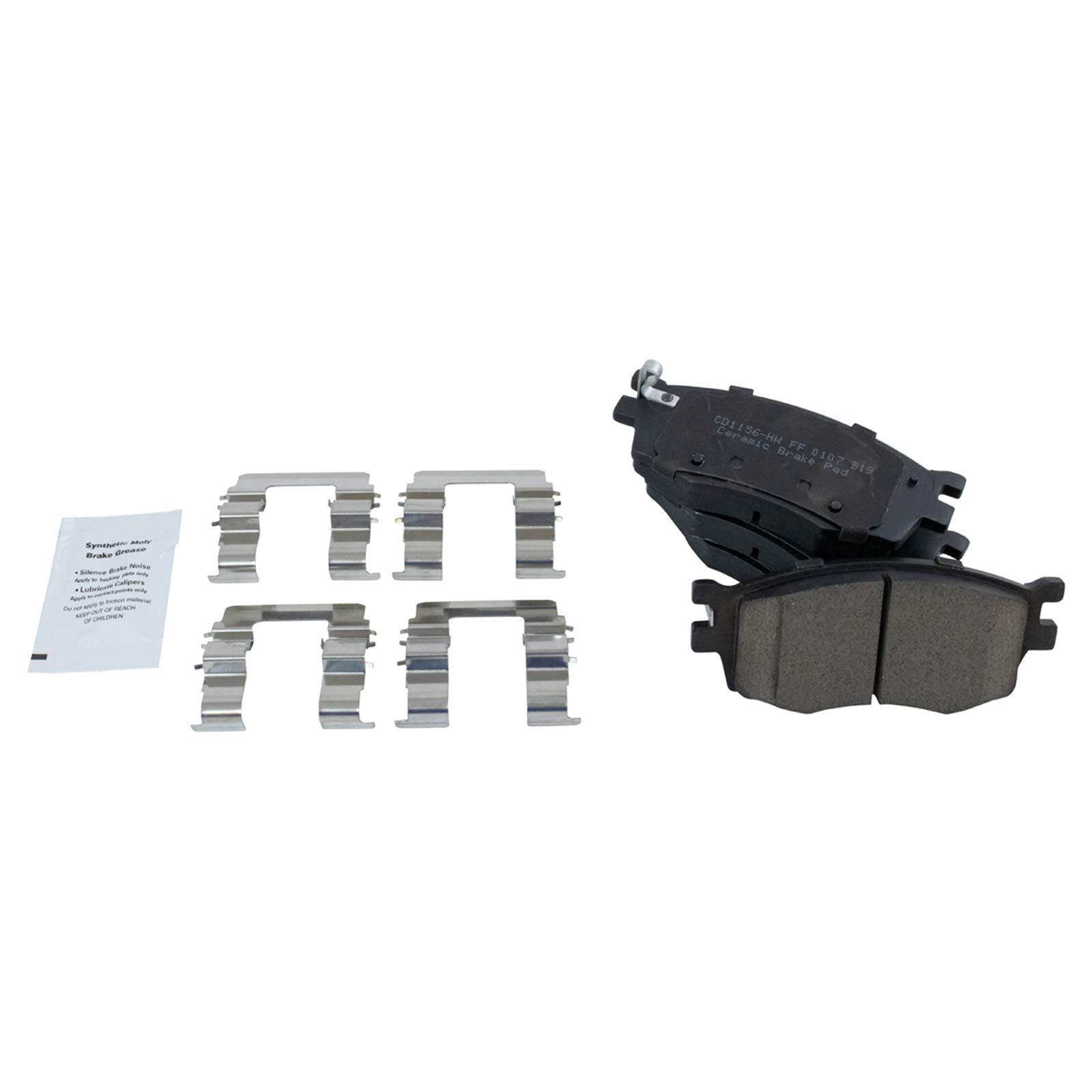 TRQ Disc Brake Pads Set Kit Posi Ceramic Front for Rio Rio5 Accent New ...