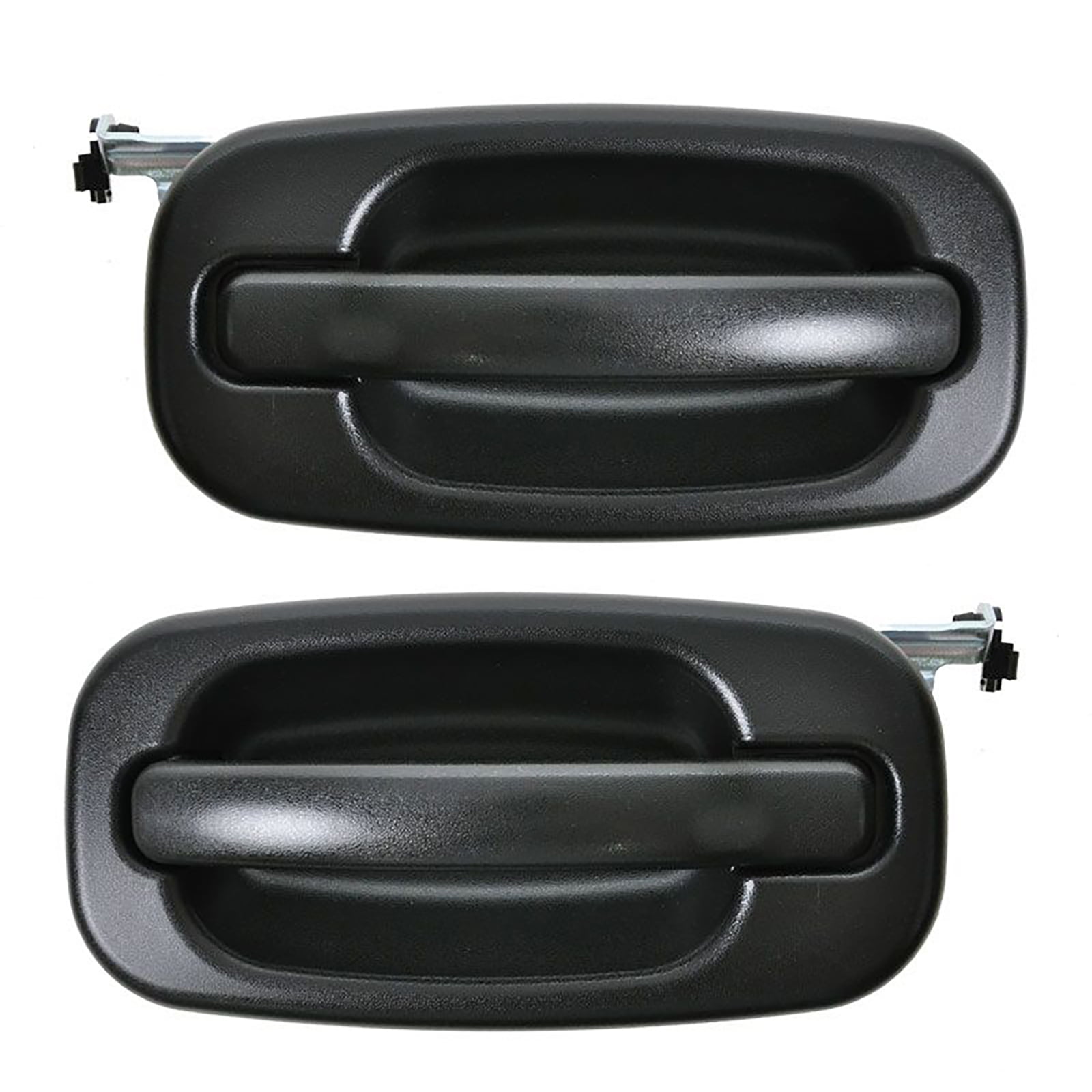 TRQ Door Handles Outside Exterior Black Rear Set for Chevy GMC ...