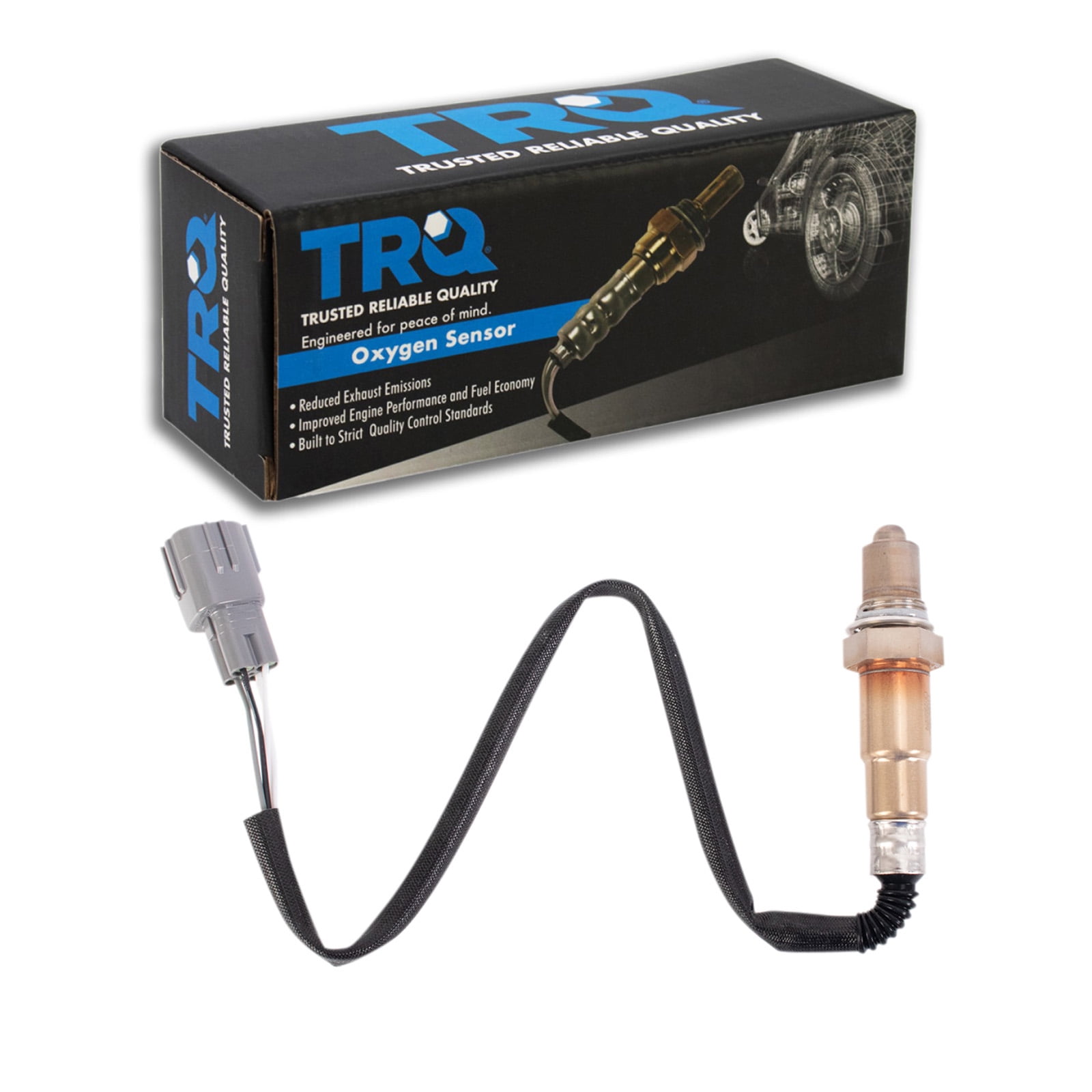 TRQ Downstream Right O2 Oxygen Sensor Fits 2018-2021 Toyota Sequoia ...