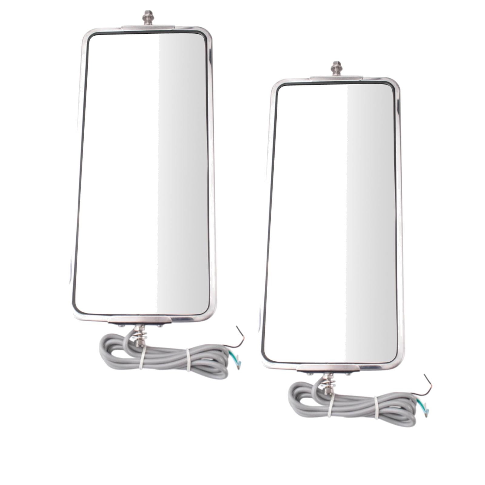 TRQ Driver & Passenger Side Mirror Set Manual, with Heat, with Housing ...