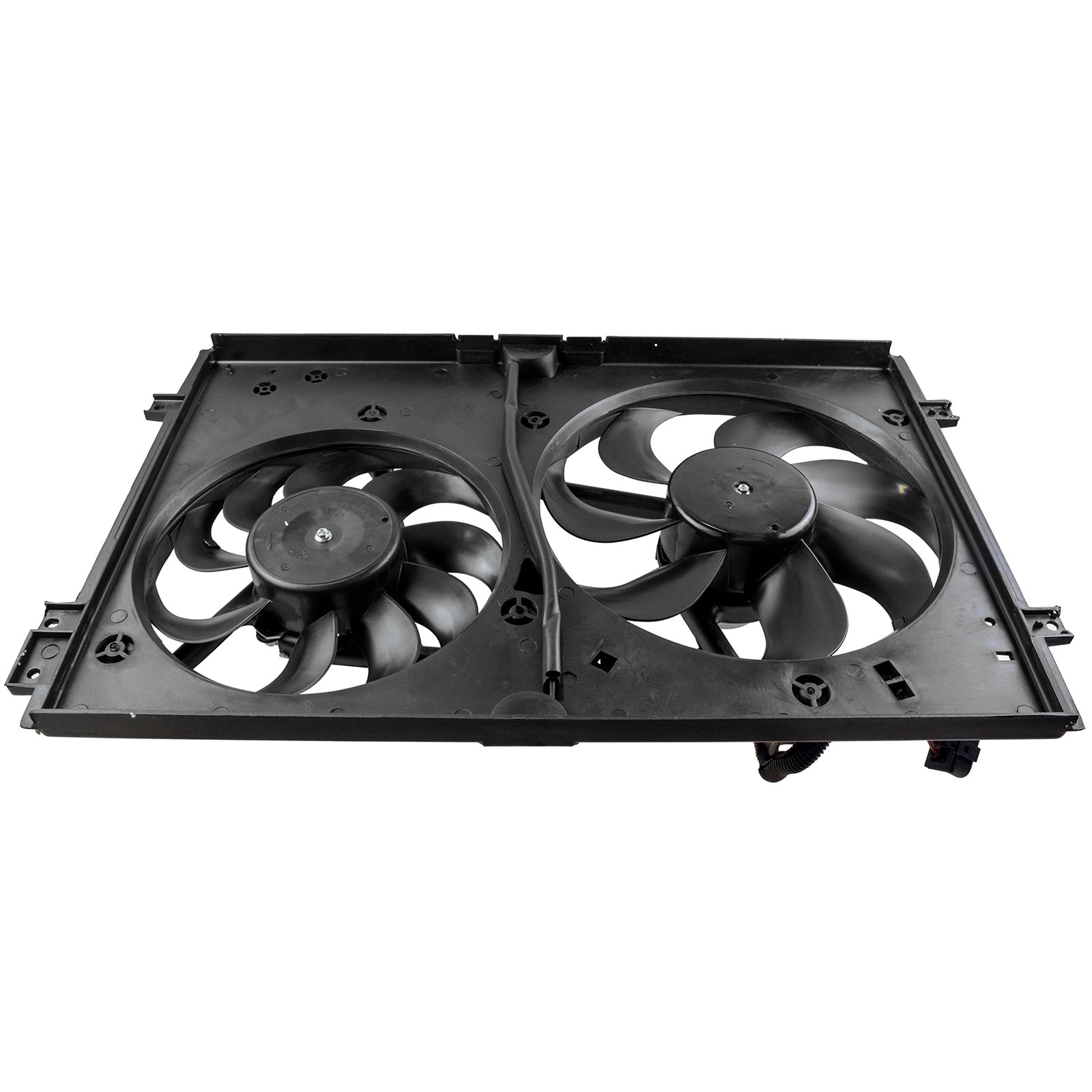 TRQ Dual Radiator Cooling Fans & Motors NEW for Audi VW RFA83386 Fits ...