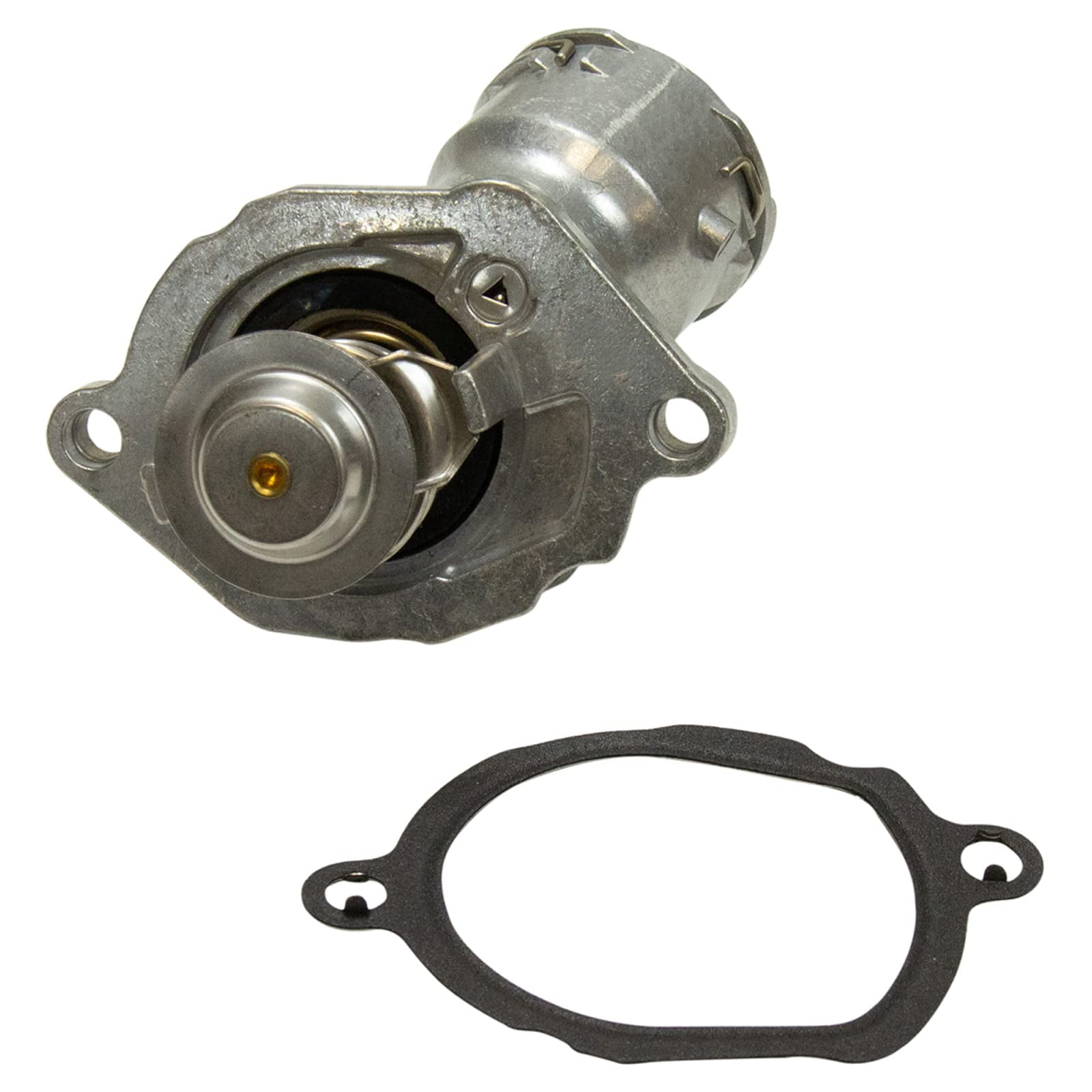 TRQ Engine Coolant Thermostat with Housing & Temp Sensor for Mercedes ...