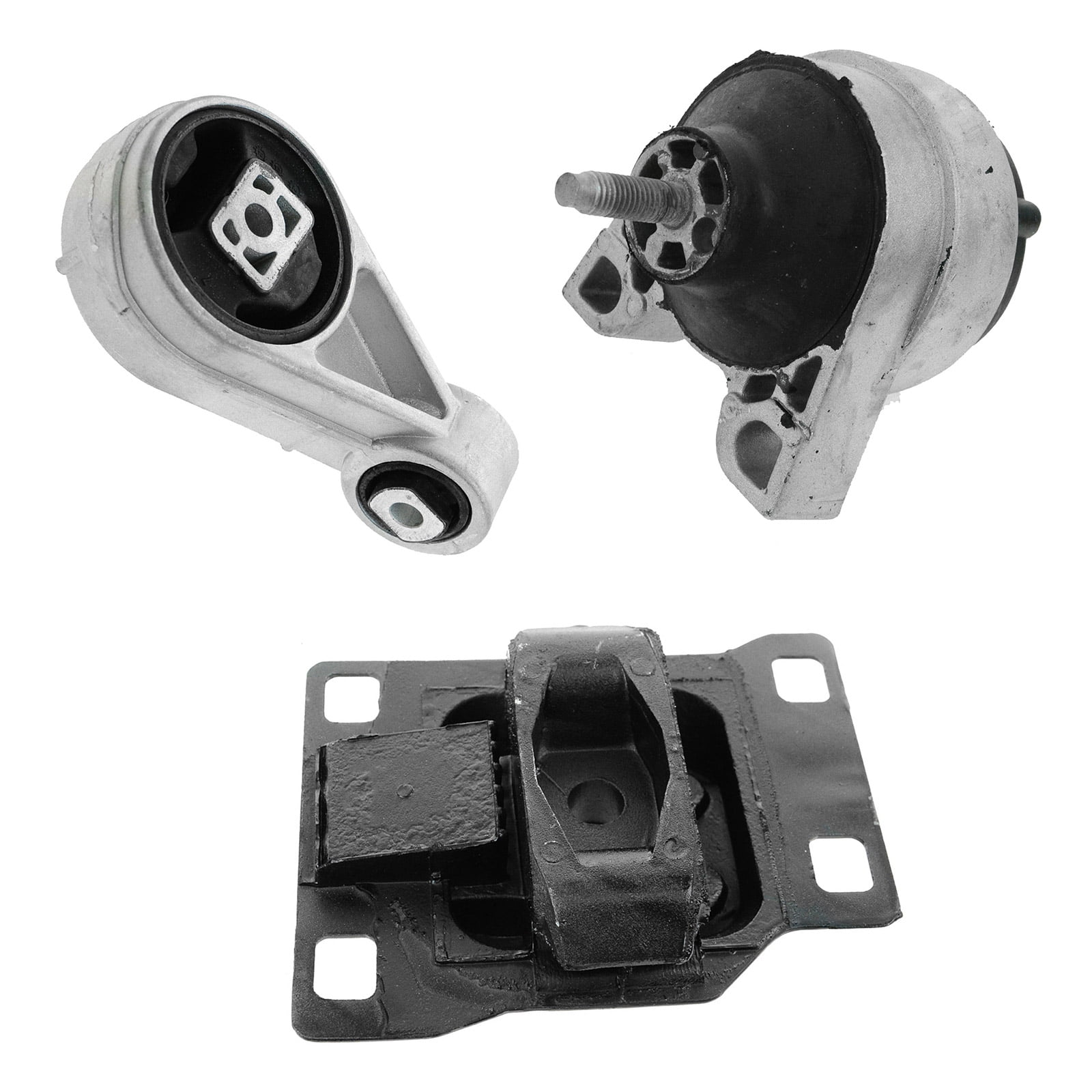 TRQ Engine Motor Transmission Torque Mount SET for 00-04 Ford Focus 2 ...