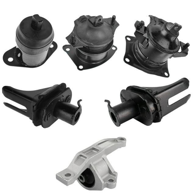 TRQ Engine Transmission Motor Mount Kit Set of 6pc for 07-08 Acura TL ...