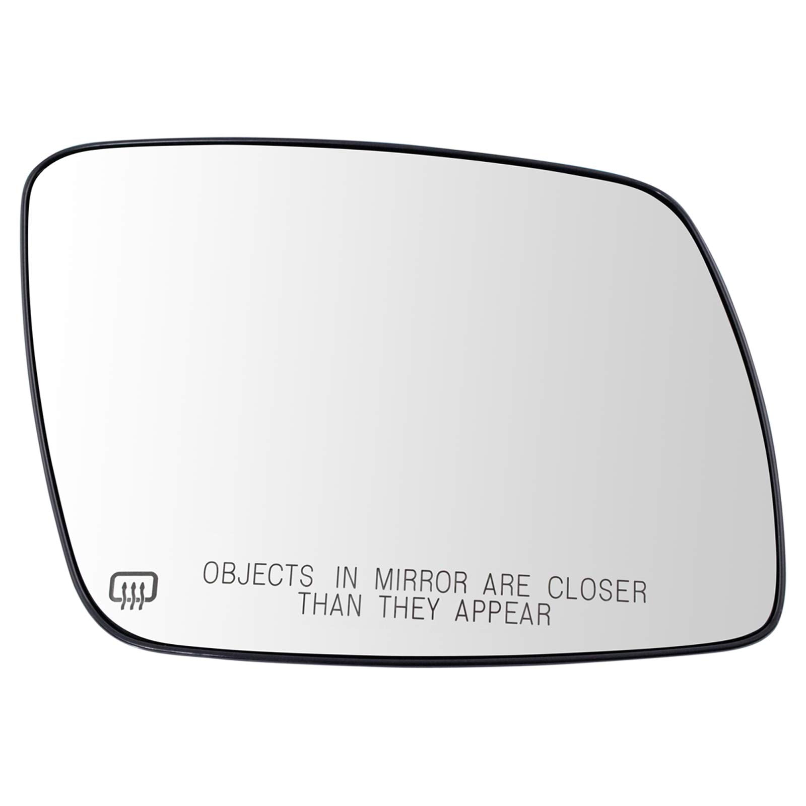 TRQ Exterior Mirror Glass Power Heated RH Passenger Side for Dodge ...