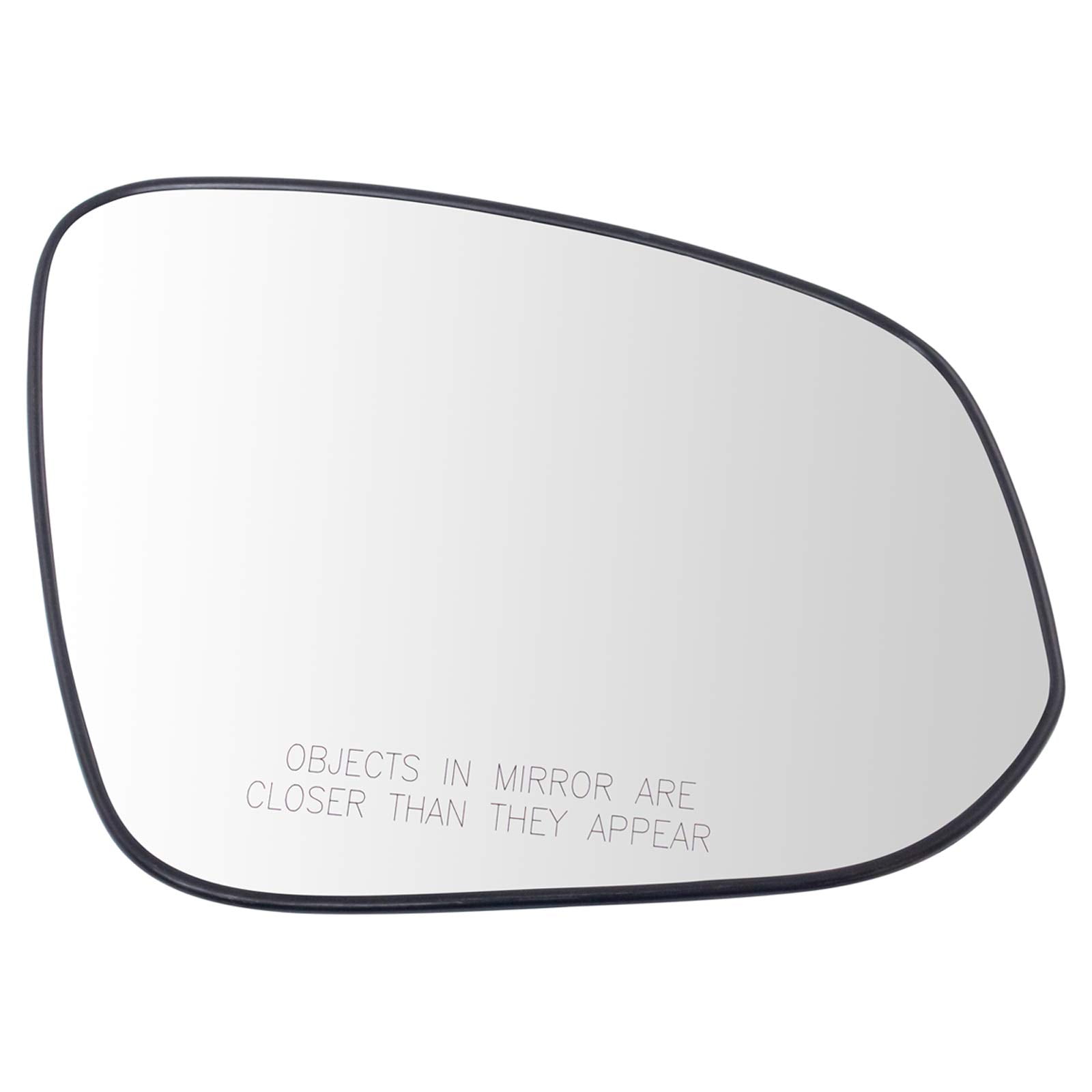 TRQ Exterior Non-Heated Mirror Glass w/ Backing Plate RH Passenger Side ...