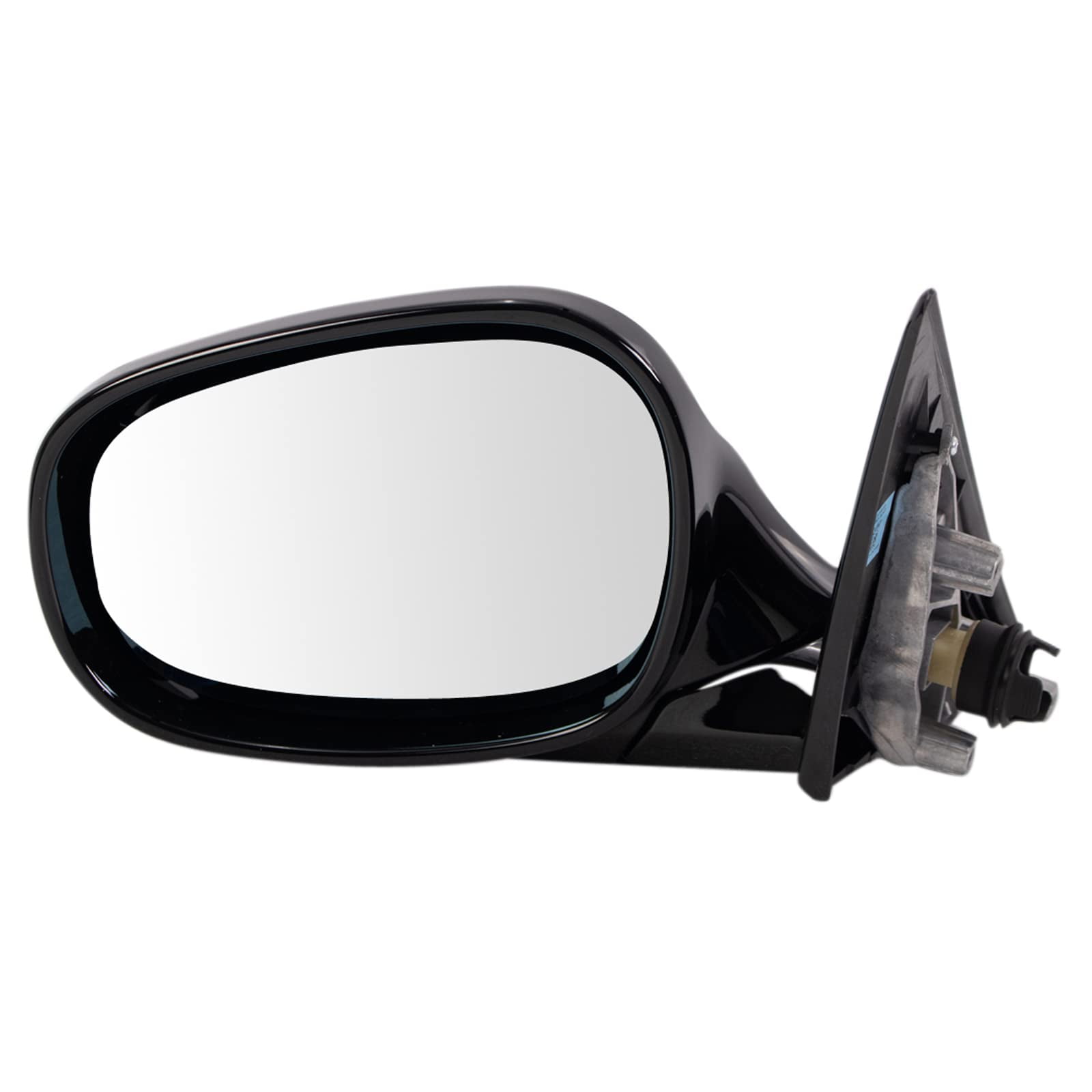 TRQ Exterior Side View Door Mirror Power Heated Gloss Black LH for BMW ...