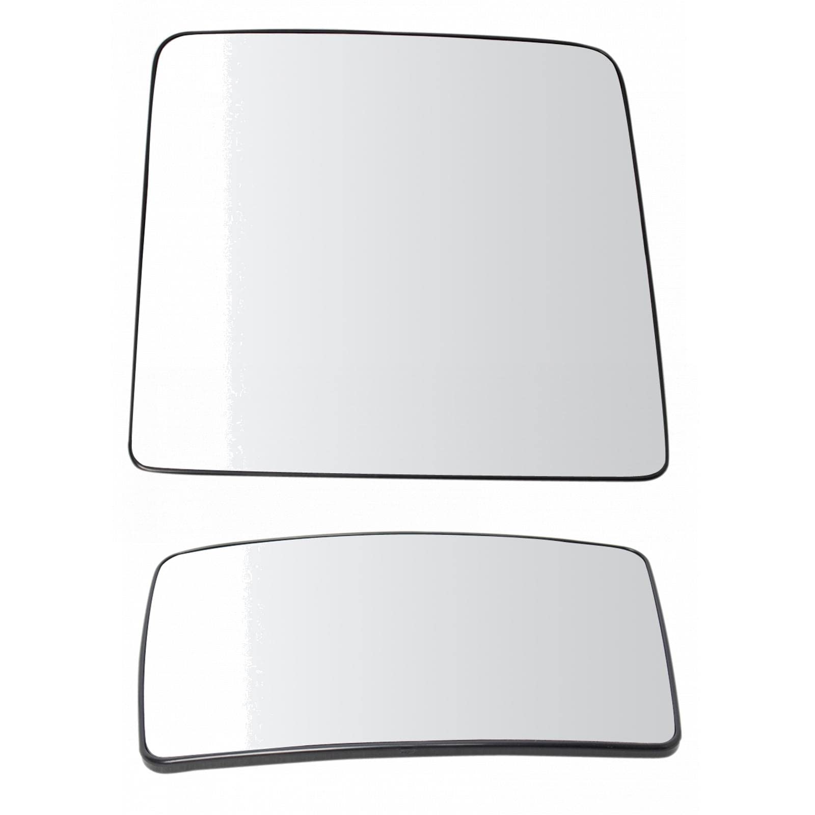 TRQ Exterior Tow Mirror Upper & Lower Glass Set RH for 08-12 Ford Super ...