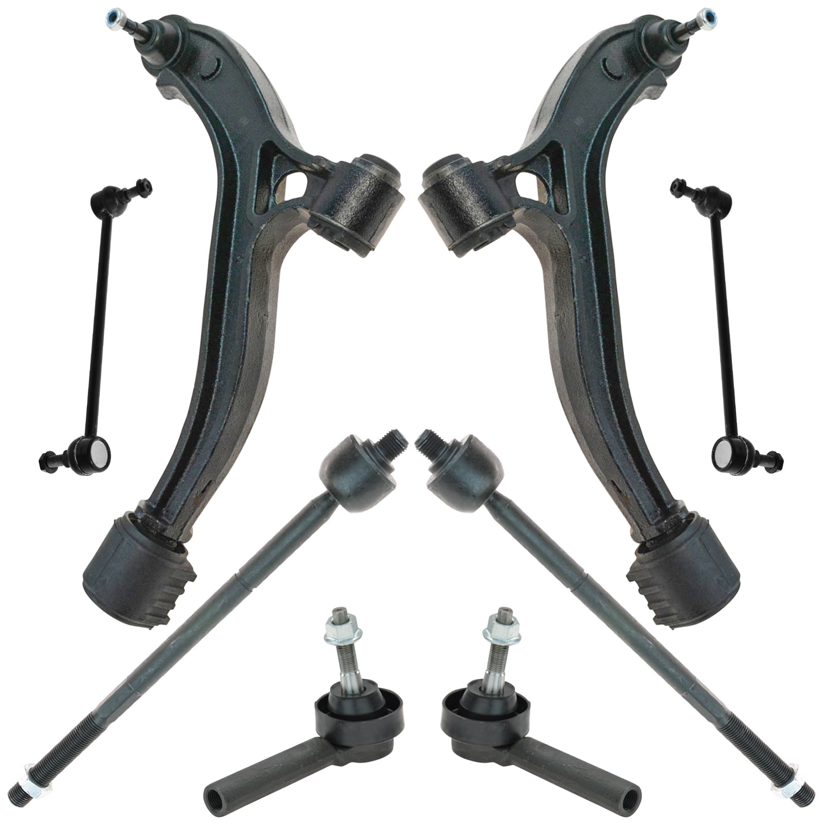 TRQ For 01 02 03 04 Grand Caravan Control Arm Ball Joint 8pc Suspension ...