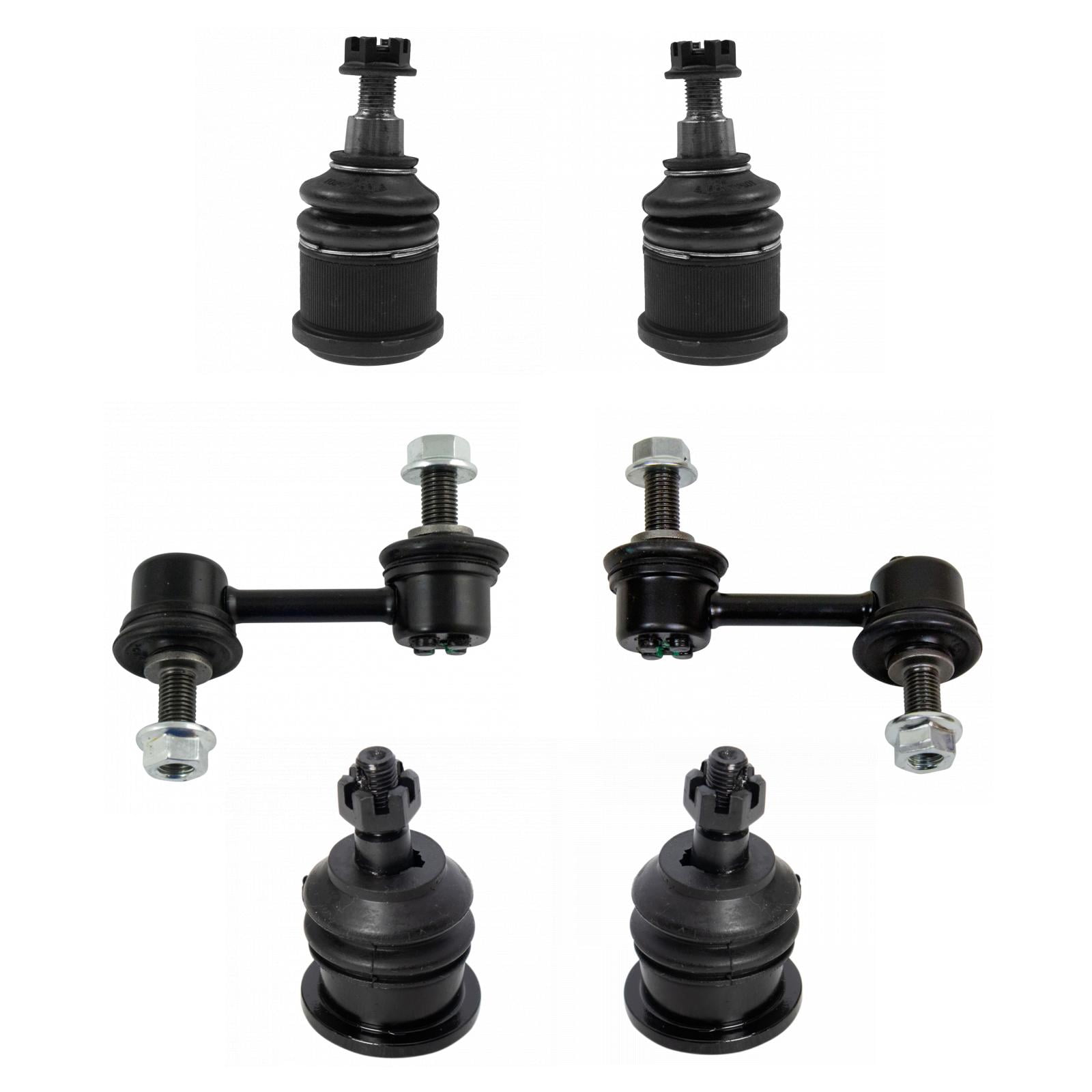 TRQ Front Ball Joint Sway Bar End Link Suspension Kit Set 6pc for 03-07 ...