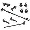 TRQ Front Steering & Suspension Kit, 10pc Ball Joint Tie Rod End for ...