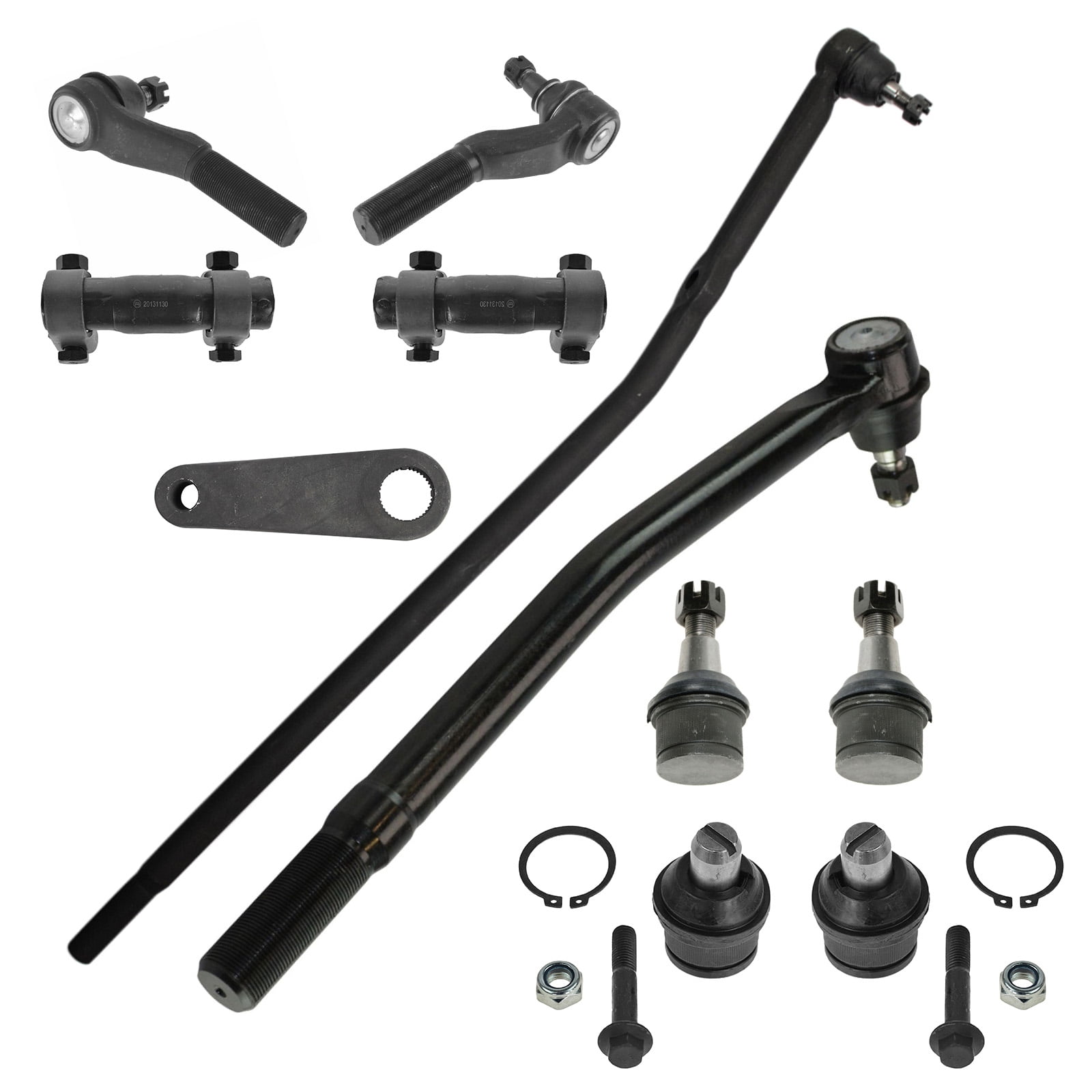 TRQ Front Ball Joints & Tie Rods Fits 08-14 Ford E-150 E-250 08-19 E ...