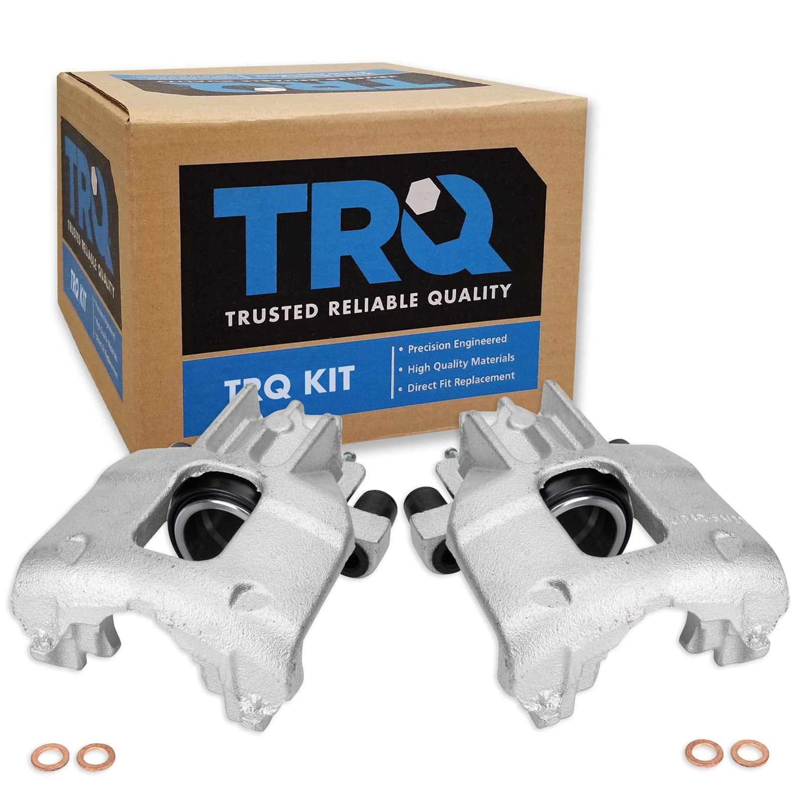 TRQ Front Brake Caliper Set Compatible with 2000-2004 Ford Focus ...