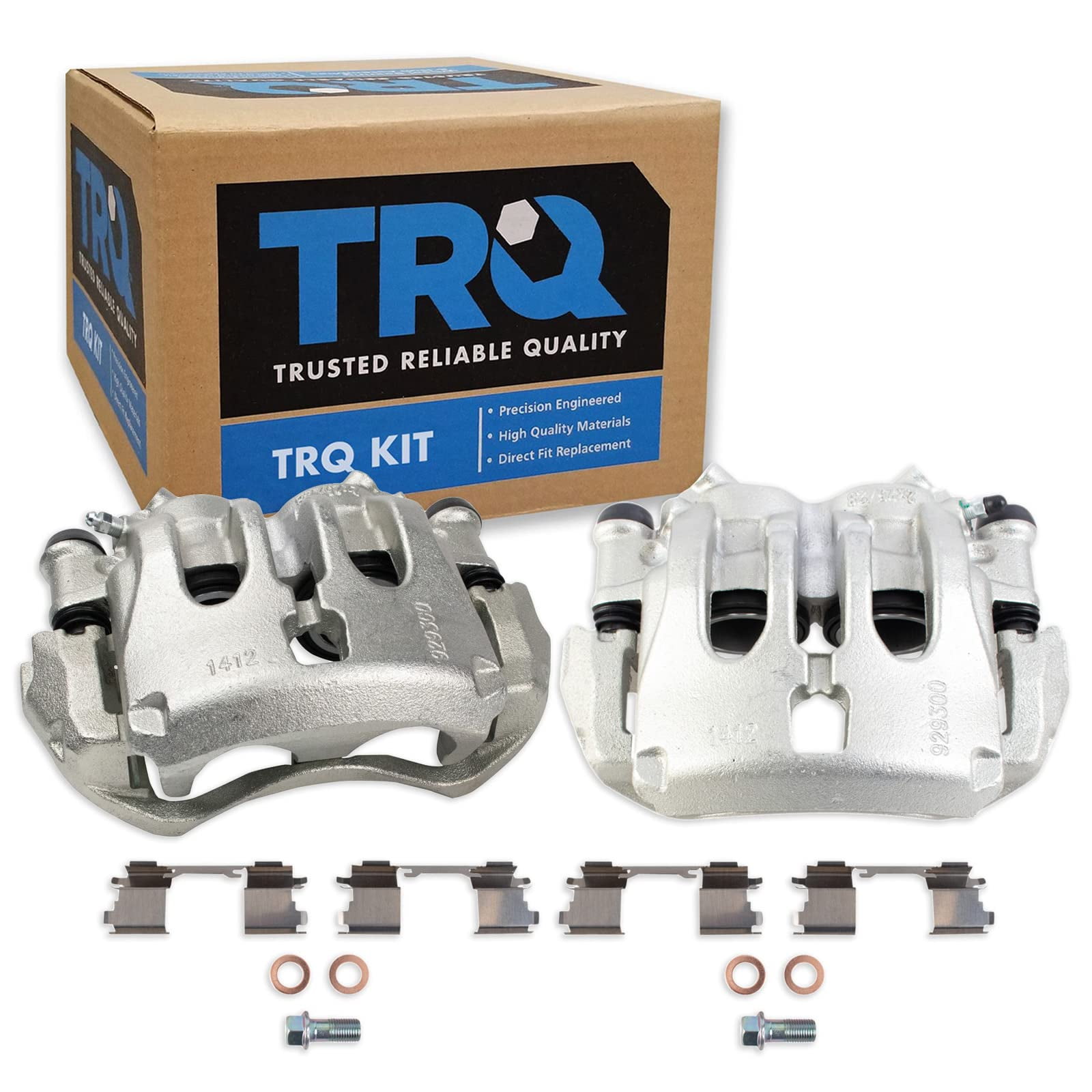 TRQ Front Brake Caliper Set Compatible with 2007-2009 Dodge Sprinter ...