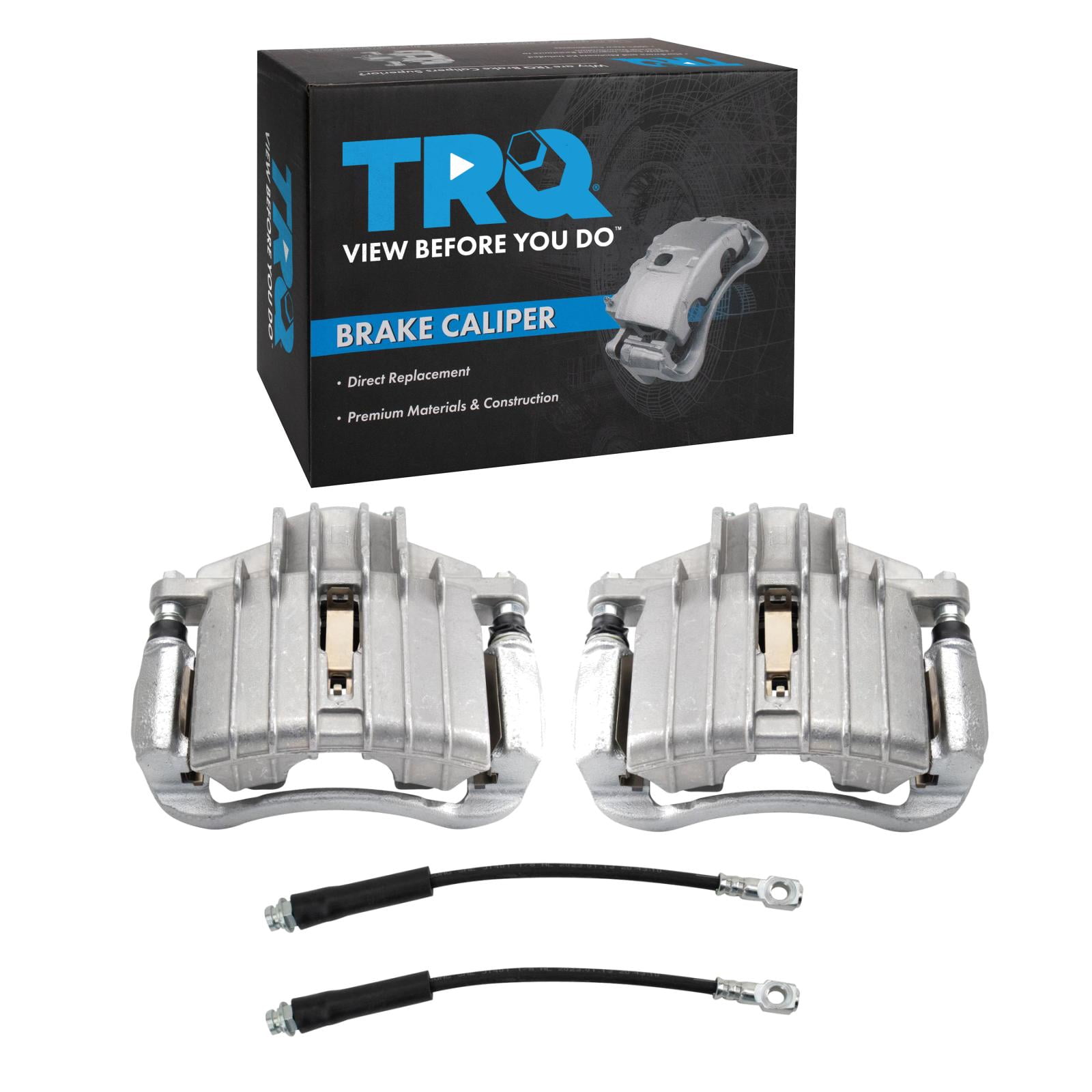 TRQ Front Brake Caliper Set For Classic Malibu Alero Cutlass Grand Am ...