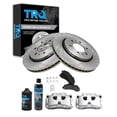TRQ Front Brake Pad & Rotor Kit BKA45240 Fits Select 2010-2017 Ford ...