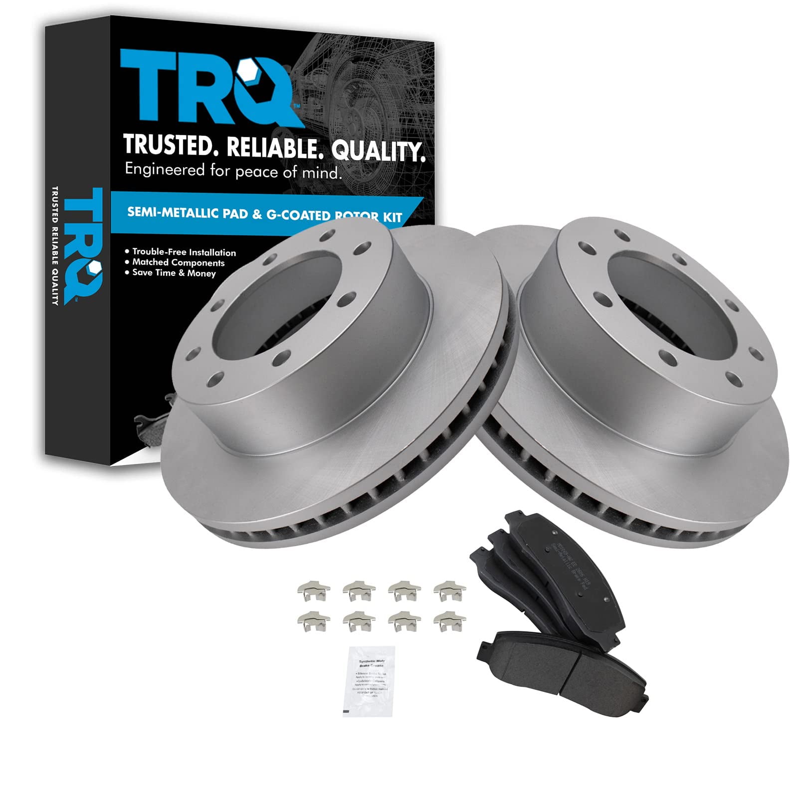 Customer reviews for TRQ Front Brake Pad & Rotor Kit Brake Pads Brake ...