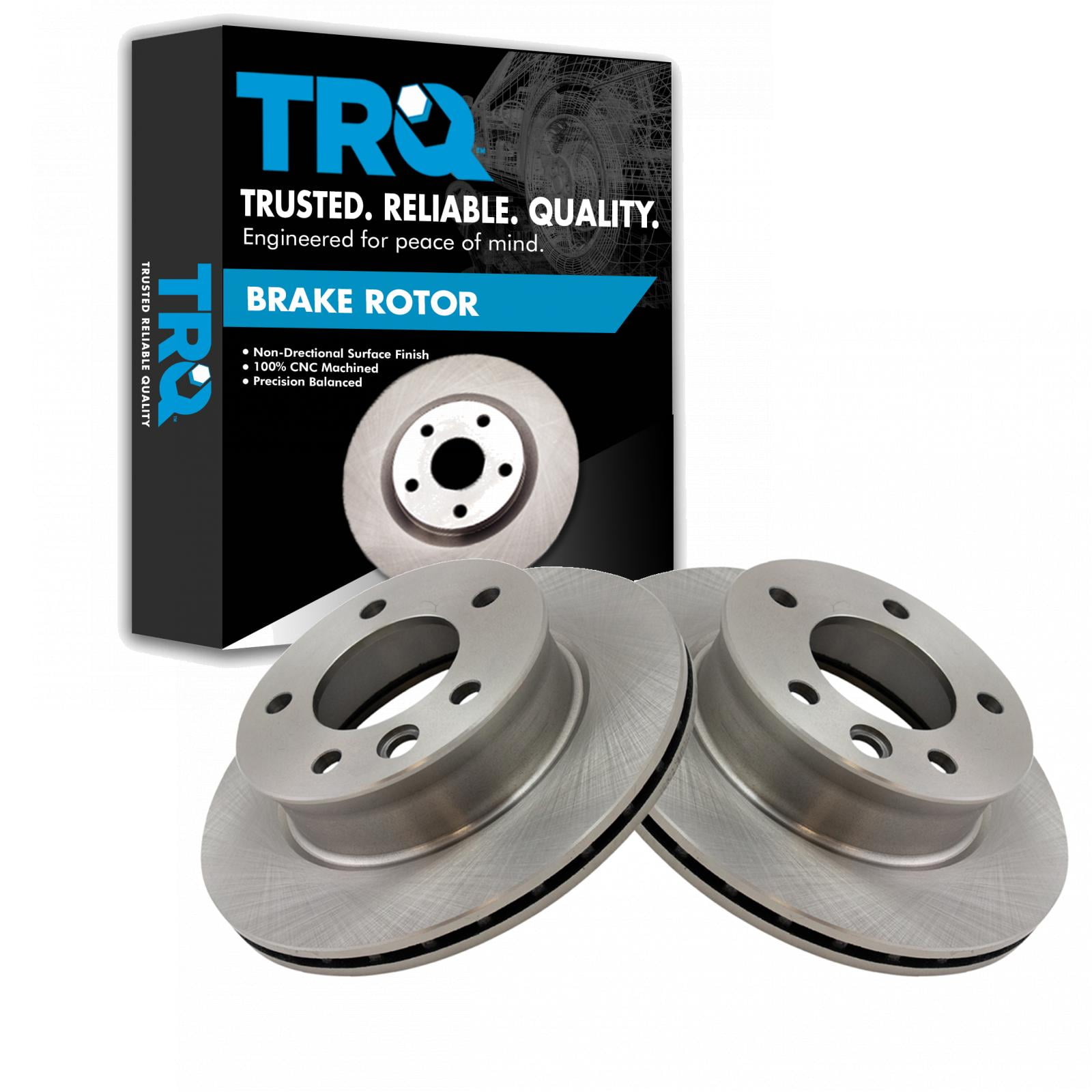 TRQ Front Brake Rotors Set Vented Fits Select 2003-2006 Dodge Sprinter ...