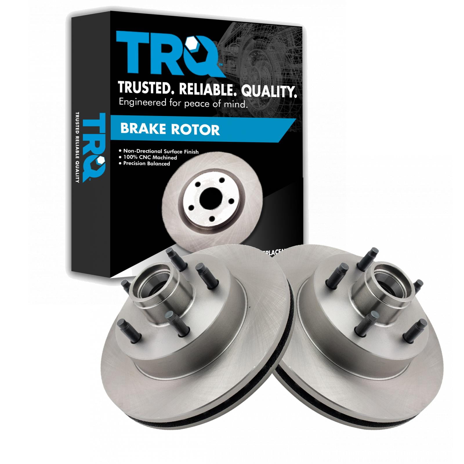 TRQ Front Brake Rotors Set Vented Fits Select 1998-2002 Ford Ranger ...