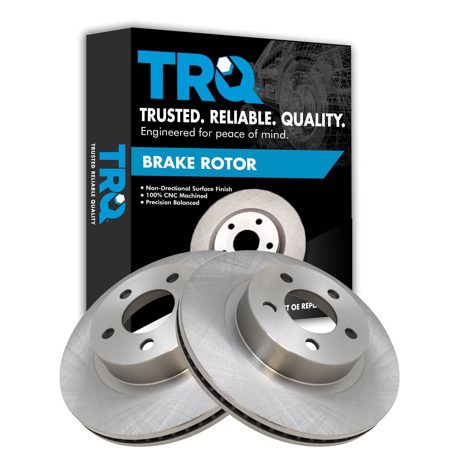 TRQ Front Brake Rotors Set Vented Fits Select 2001-2003 Ford Explorer ...