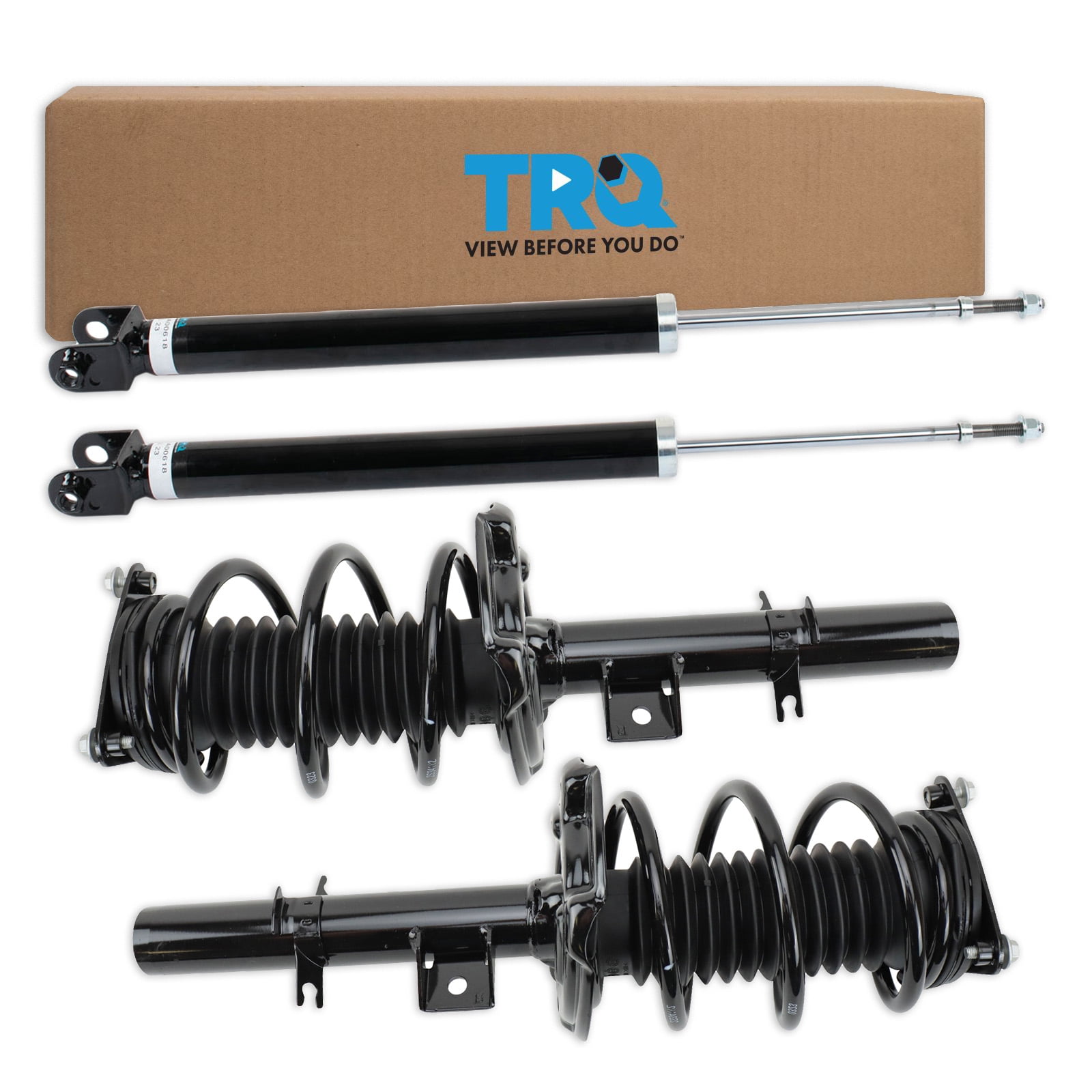 TRQ Front Complete Strut Assembly & Rear Shock Absorber For 19-22 ...