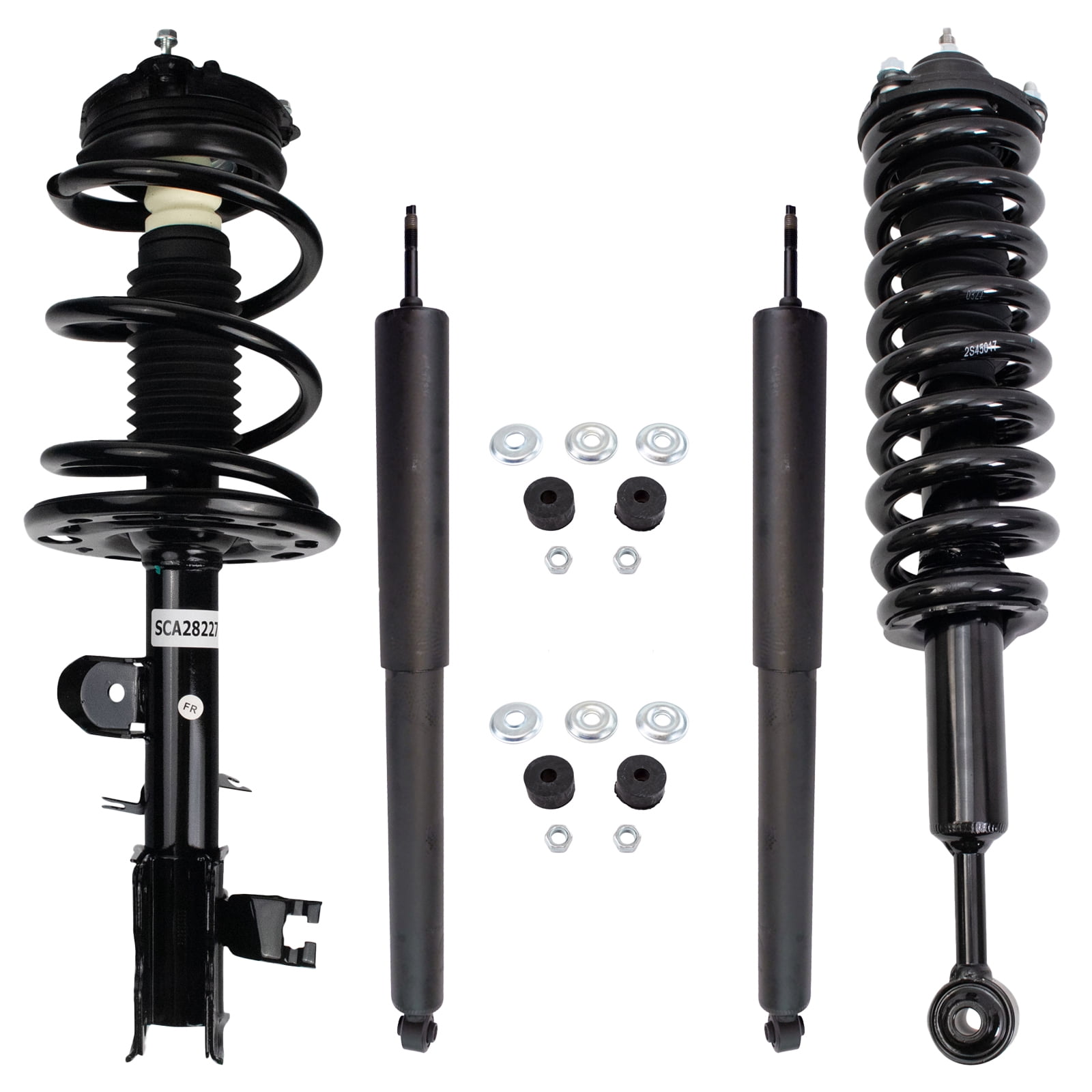 TRQ Front Complete Struts & Rear Shocks Fits 2016-2020 Toyota Tacoma ...