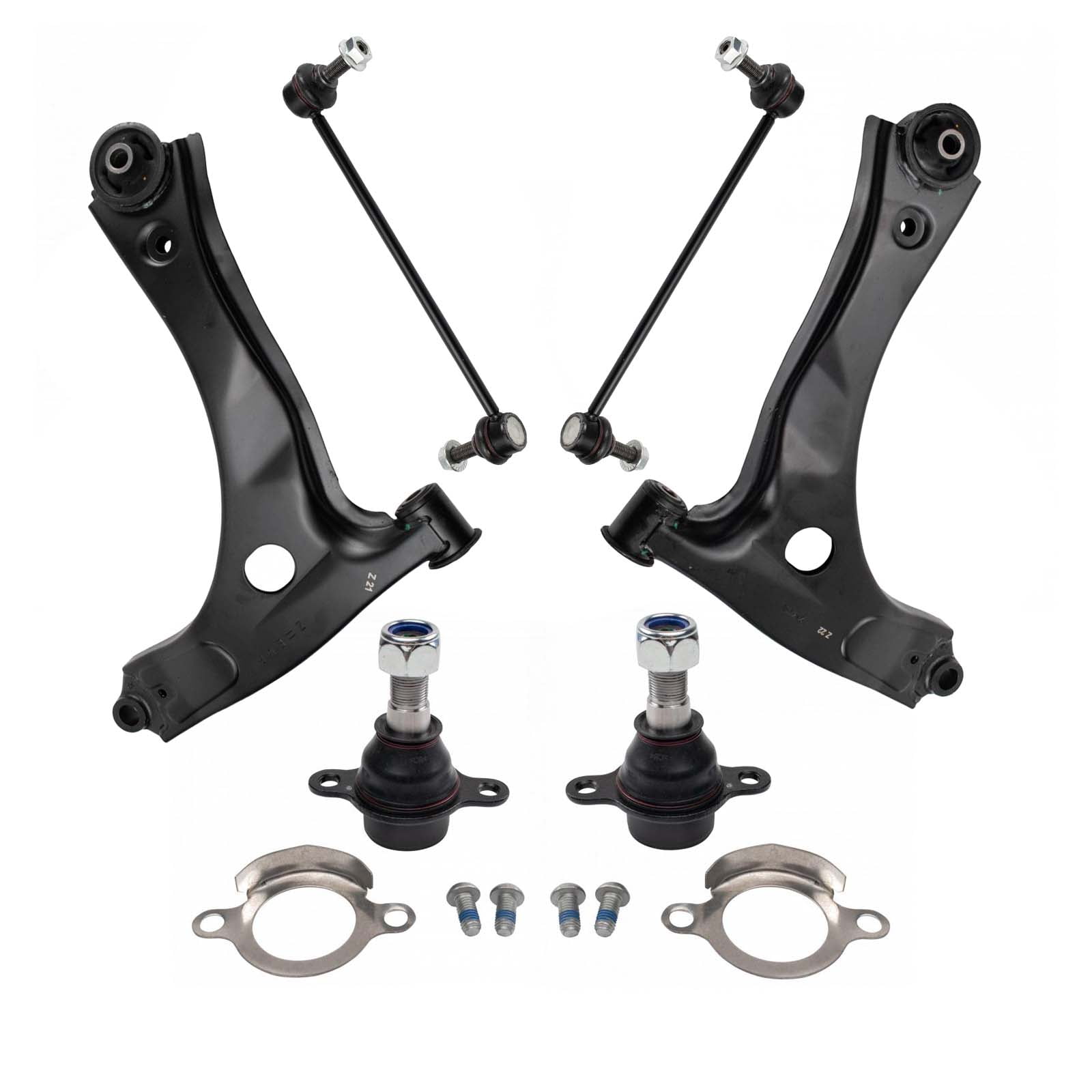 TRQ Front Control Arm Ball Joint Sway Bar Link Suspension Kit 6pc for Transit PSA60149 - Walmart.com