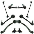 TRQ Front Control Arm Ball Joint Sway Link Tie Rod Steering Suspension ...