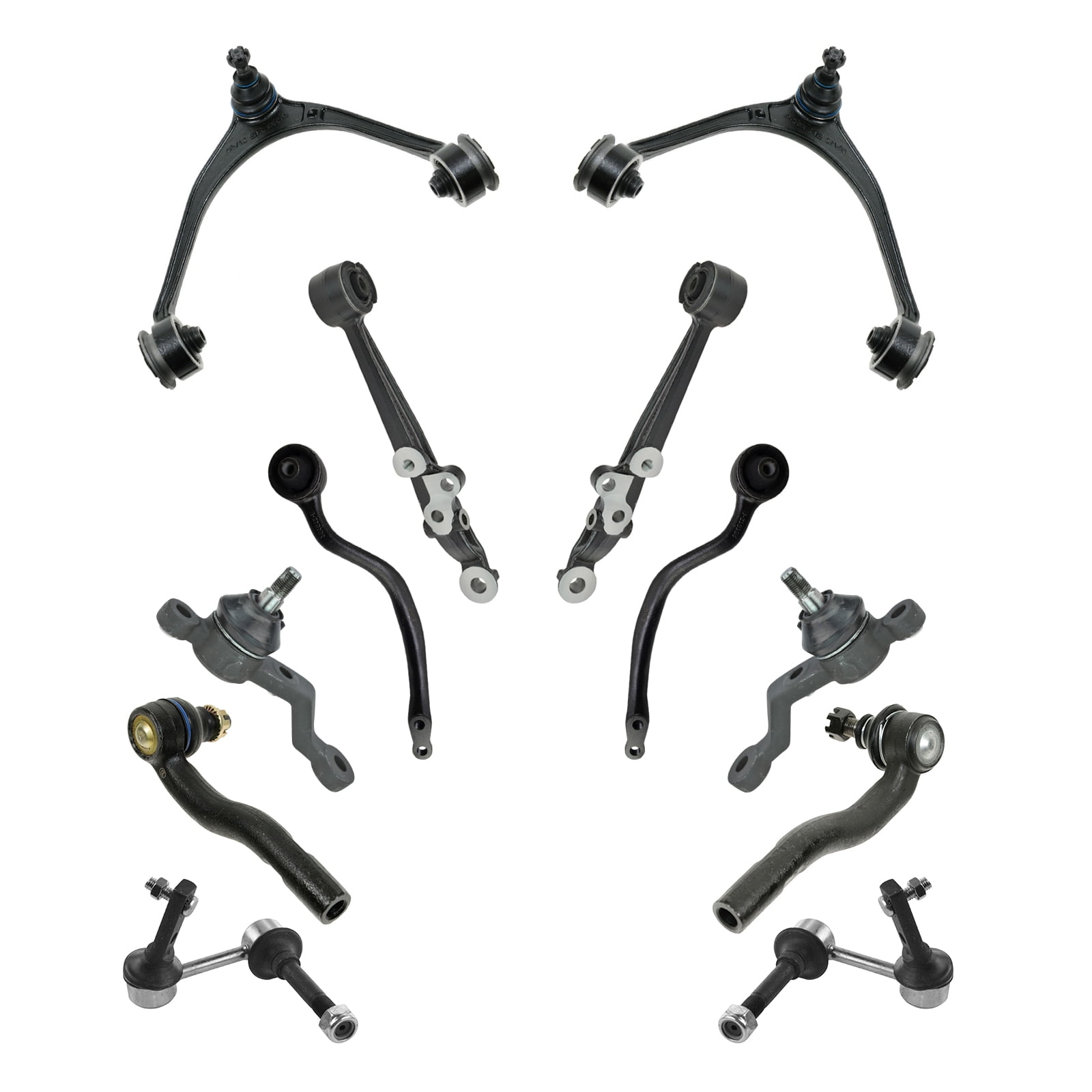 TRQ Front Control Arms Ball Joints Tie Rods Links Fits 98-99 Lexus ...