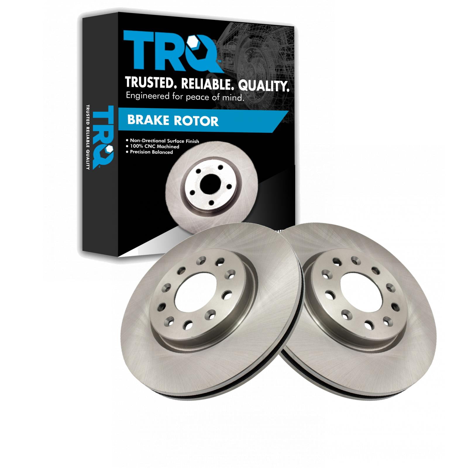 TRQ Front Disc Brake Rotor LH RH Kit Pair Set of 2 for Buick Chevy GMC ...