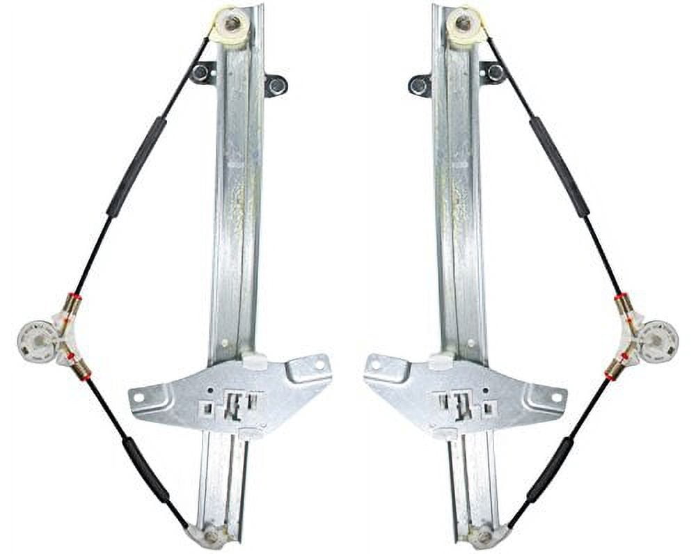 TRQ Front Door Power Window Regulators Pair Set Left & Right for 93-97 ...