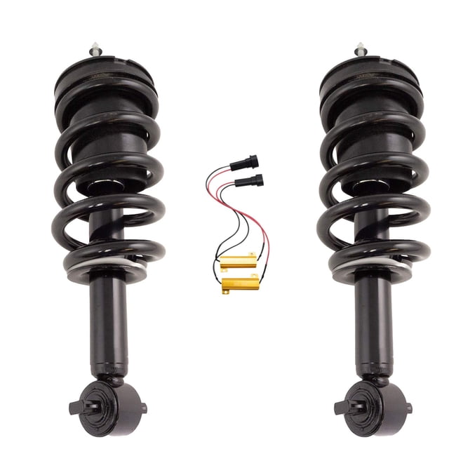 TRQ Front Electronic Air Conversion Kit Fits Select Escalade Avalanche ...