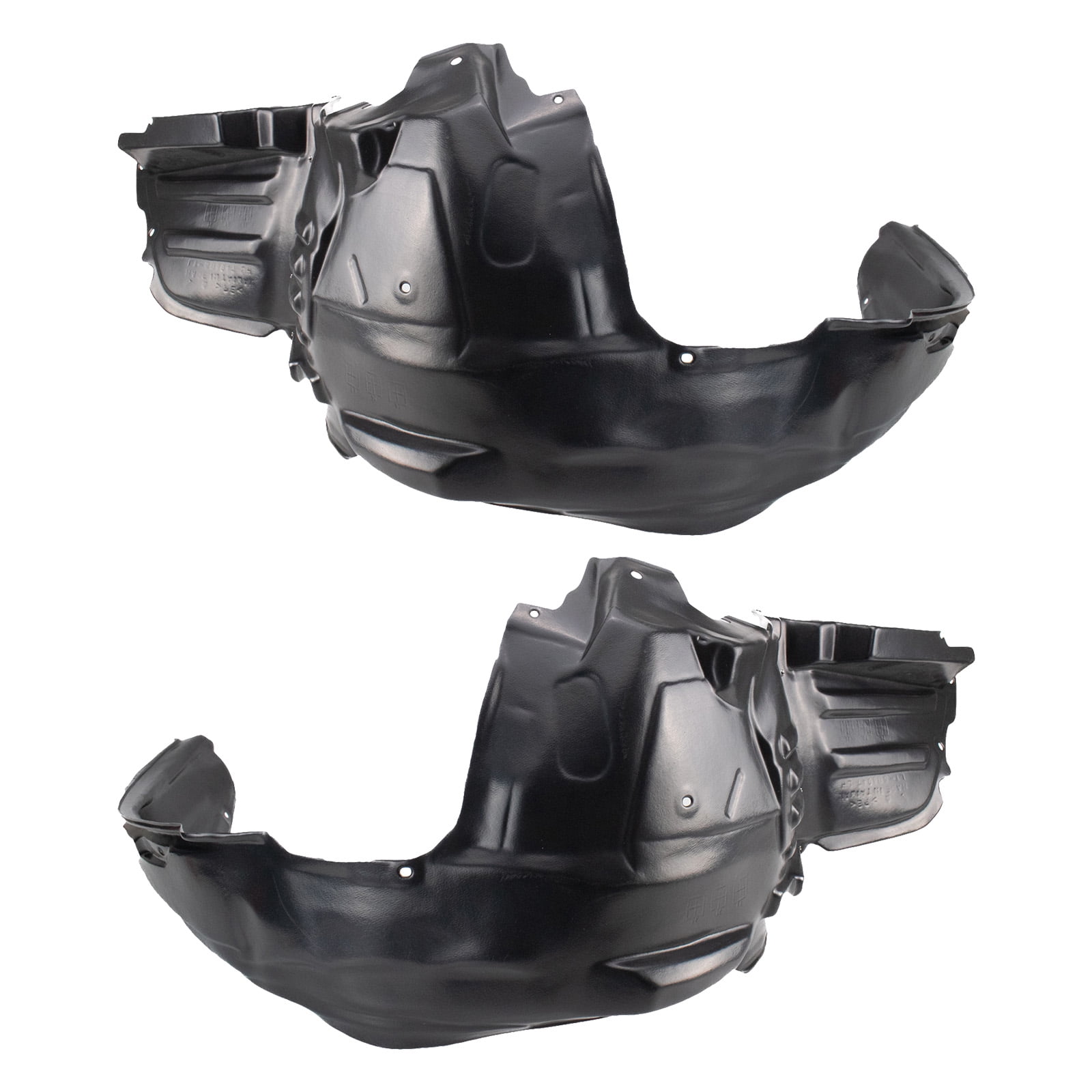 TRQ Front Inner Fender Liner Set Fits Select 2012-2014 Subaru Impreza ...