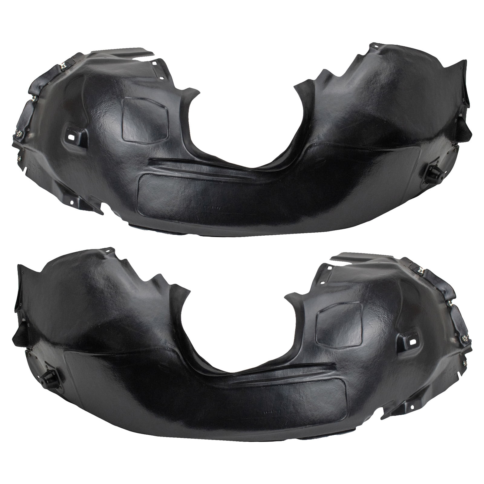 TRQ Front Inner Fender Liner Set Compatible with 2012-2018 Ford Focus ...