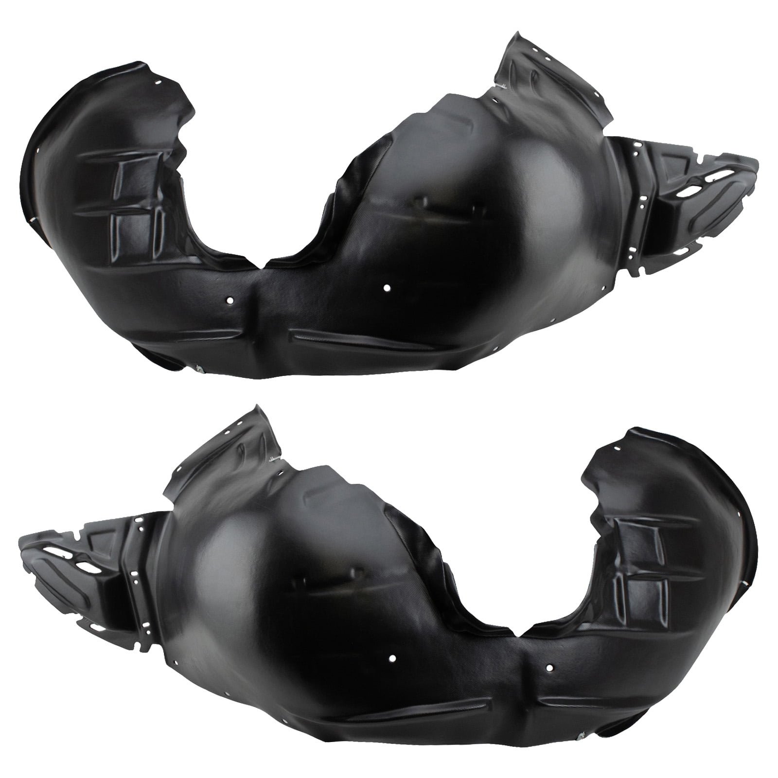 TRQ Front Inner Fender Liner Set Fits Select 2016-2018 Chevrolet Malibu ...