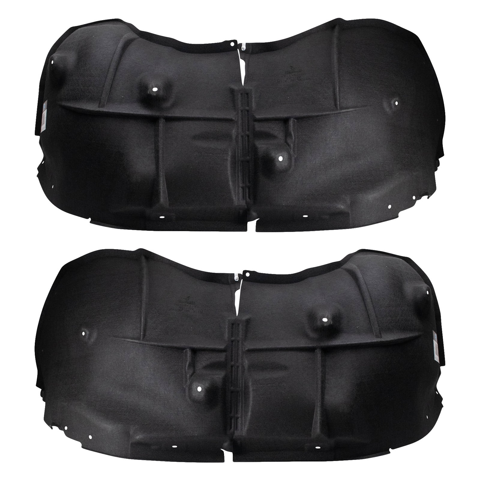 TRQ Front Inner Fender Liner Set Fits Select 2020-2023 GMC Sierra 2500 ...