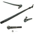 TRQ Front Inner Outer Tie Rod End Drag Link Steering Set 4pc for Ram ...
