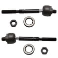 TRQ Front Inner Tie Rod Set Fits Select 2010-2012 Ford Fusion 2011-2012 ...