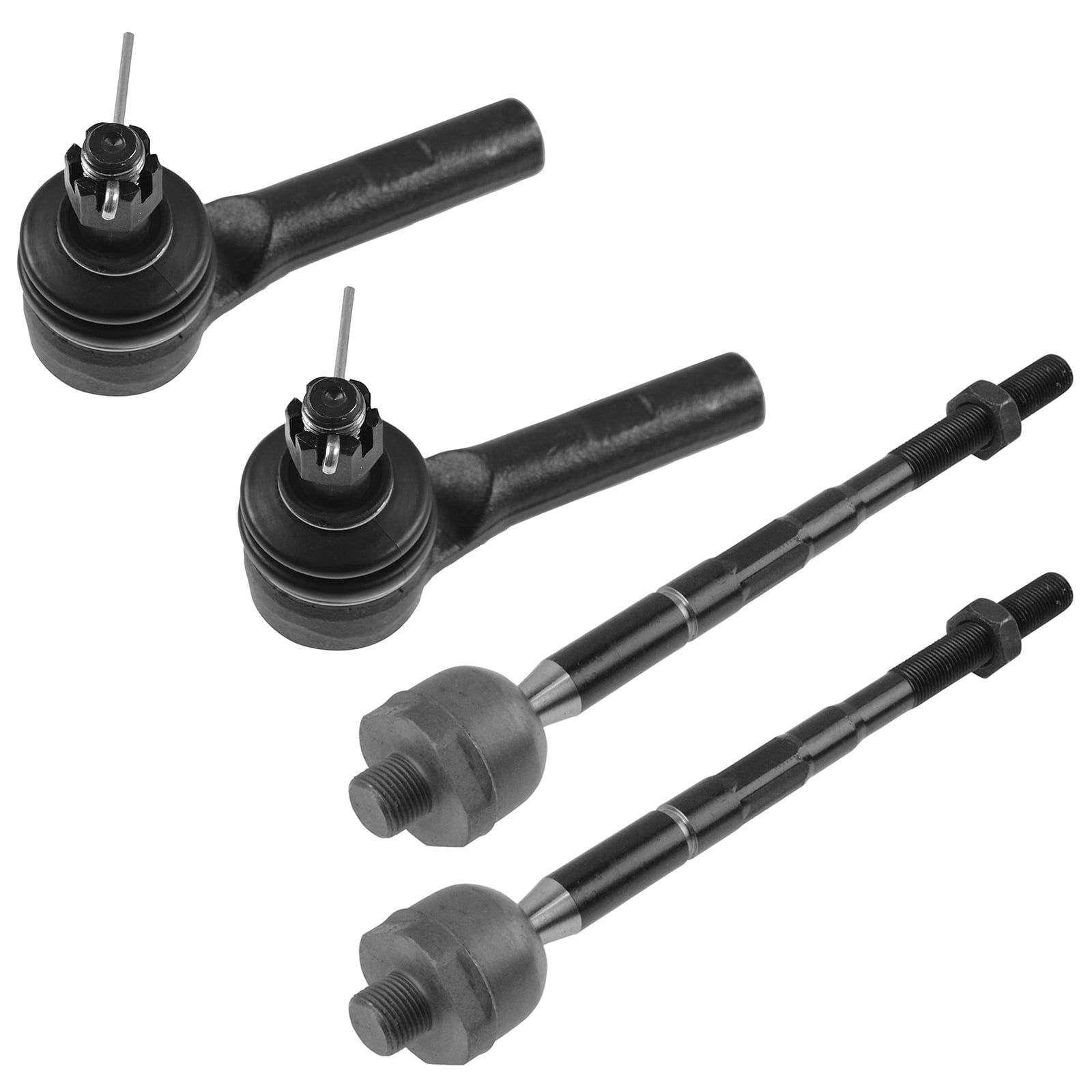 TRQ Front Inner and Outer Tie Rod Set Fits Select 2004-2006 Chevrolet ...
